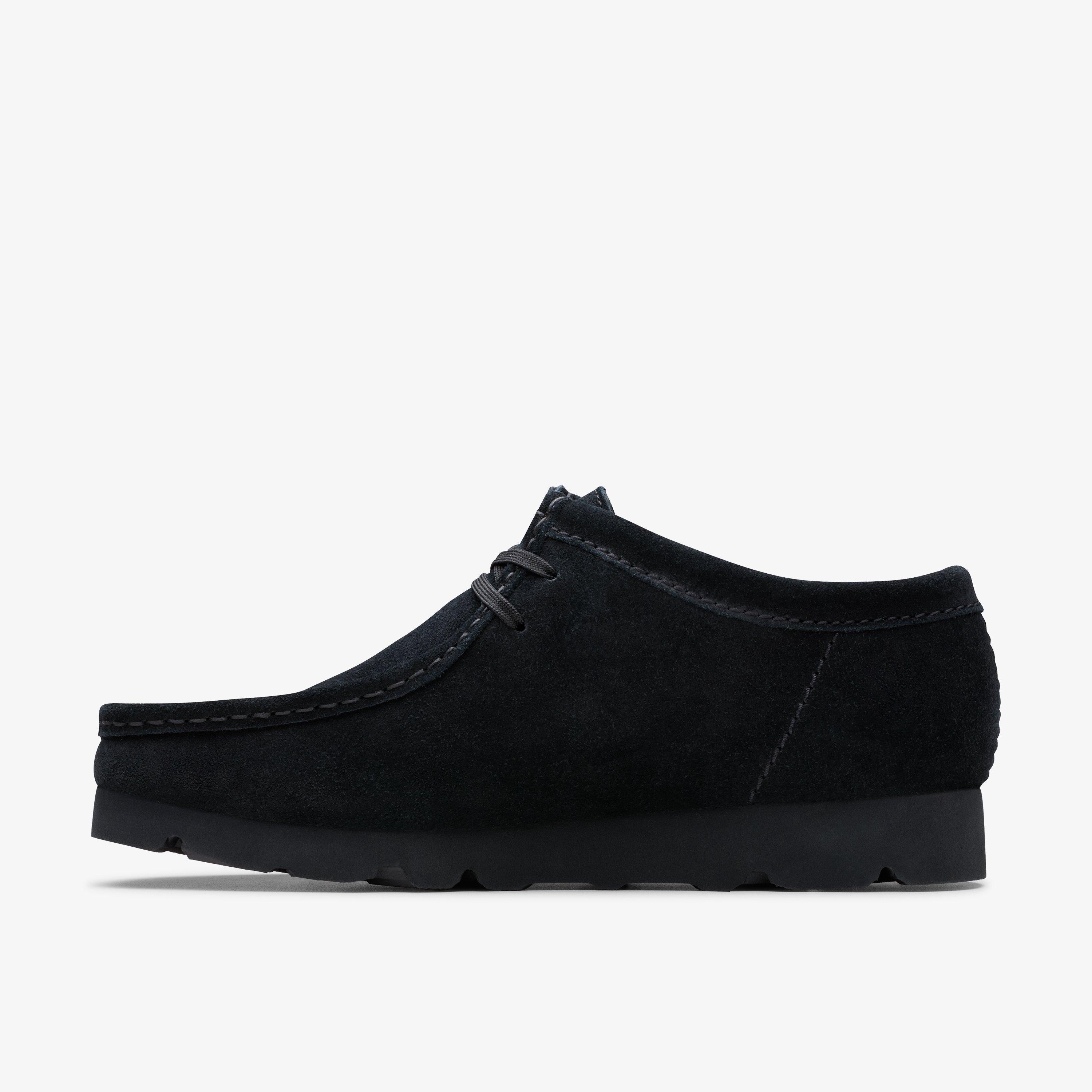 Chaussures Lacées Wallabee GORE-TEX en Daim Noir pour Hommes | Clarks