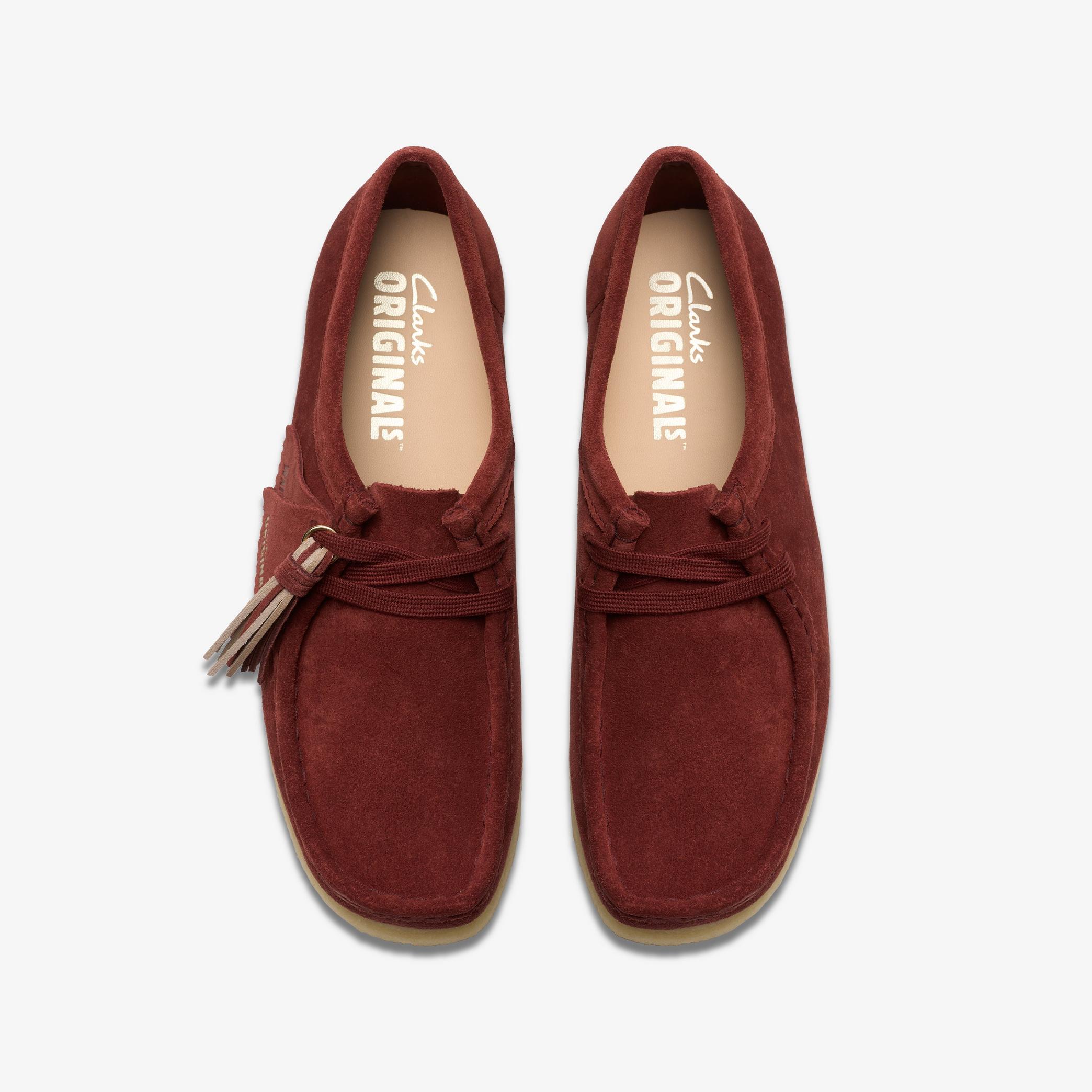 Womens Wallabee Deep Red Suede | Clarks CA Womens Wallabee Deep Red Suede | Clarks CA