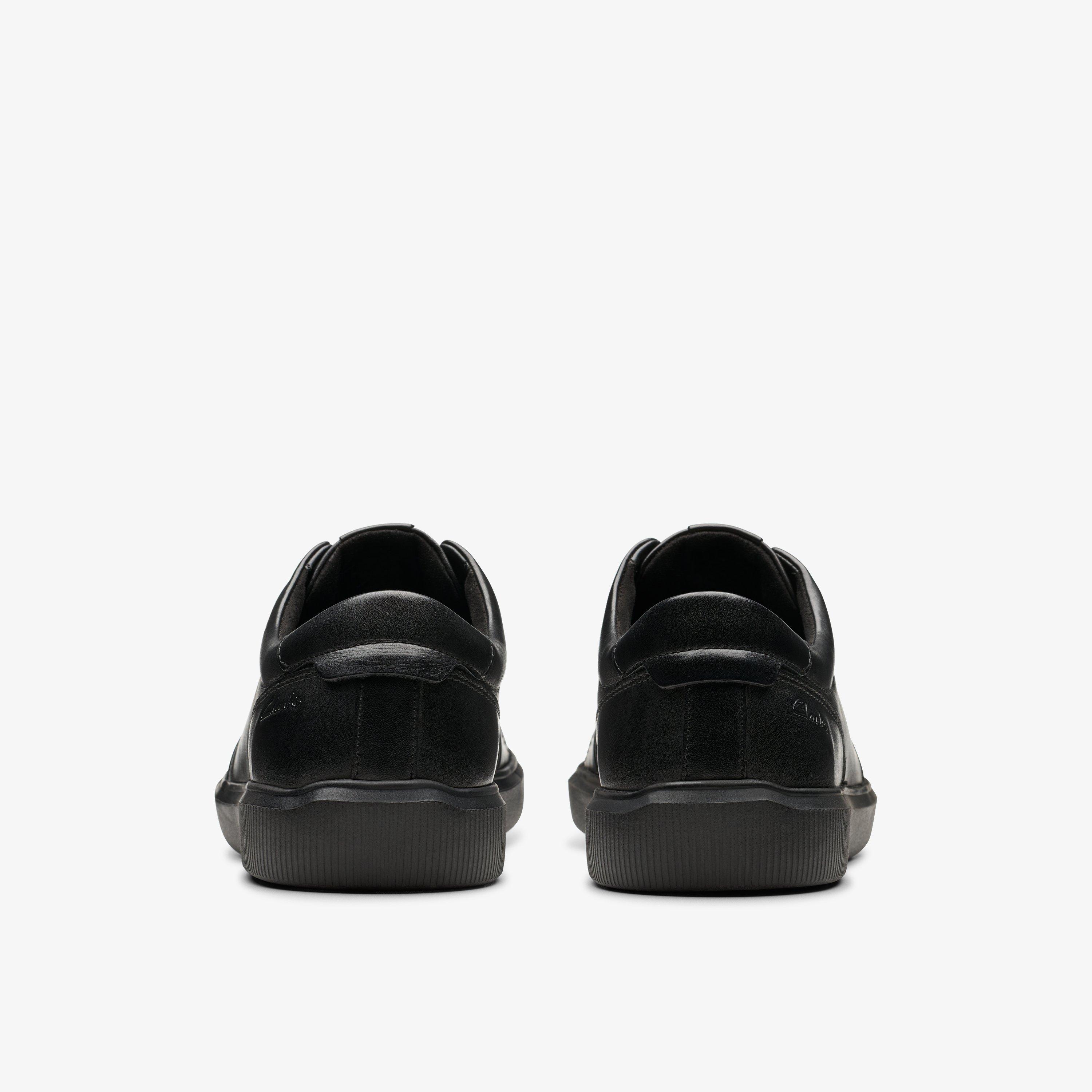 Mens Brodin Lace Black Trainers, Lace Up Trainers | Clarks UK