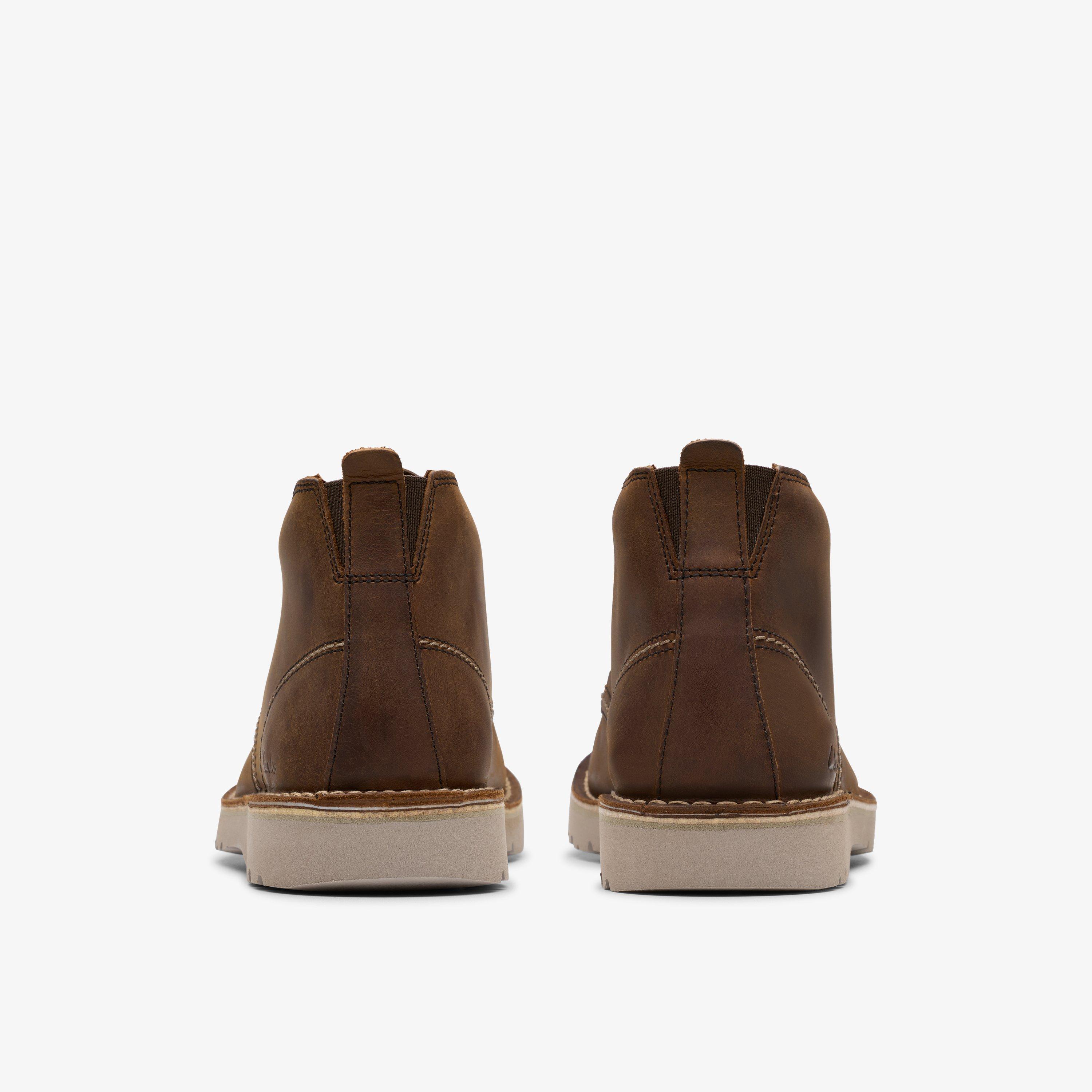 Mens Eastridge Mid Beeswax Leather Boots | Clarks