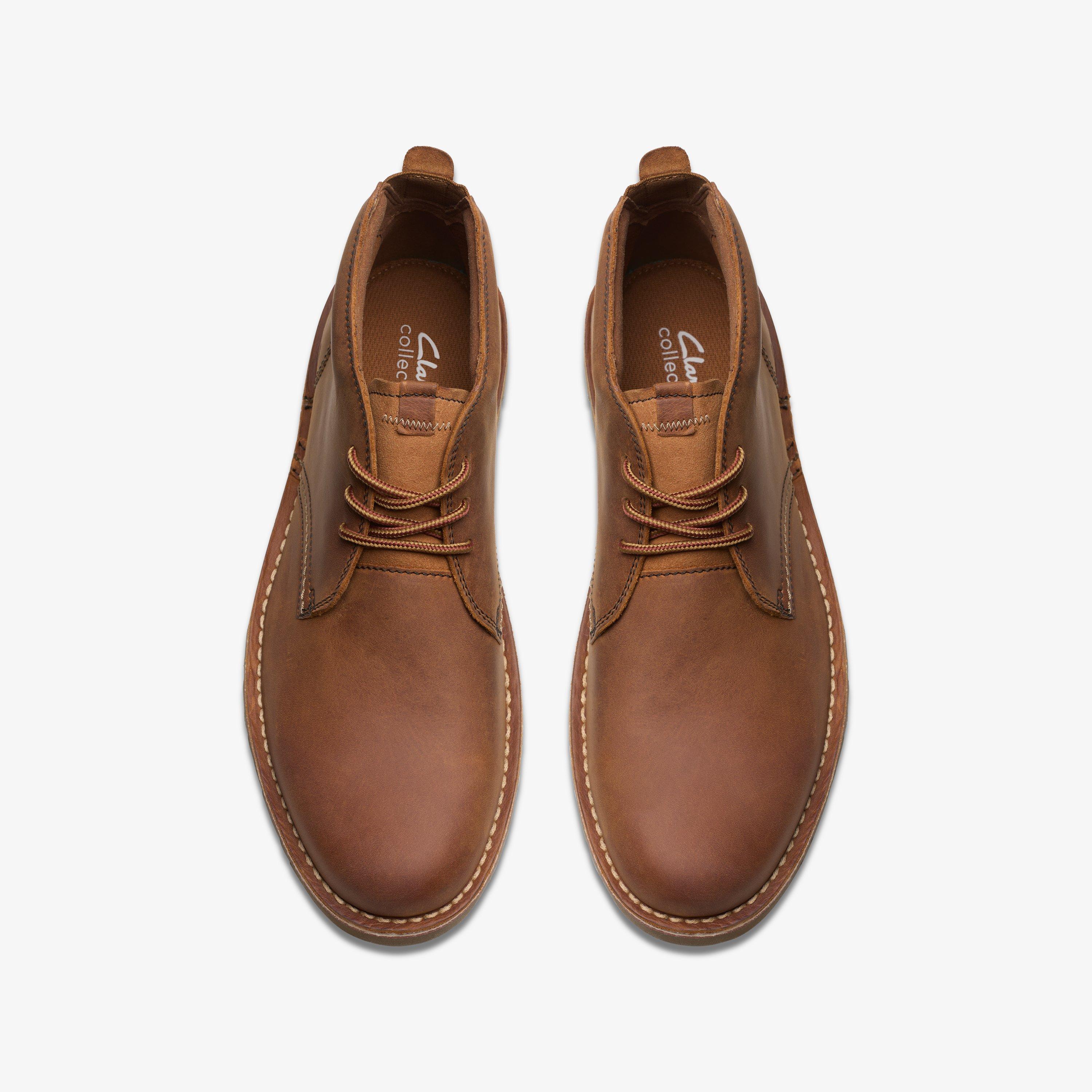 Bottes Eastridge Mid en cuir brun clair pour hommes | Clarks