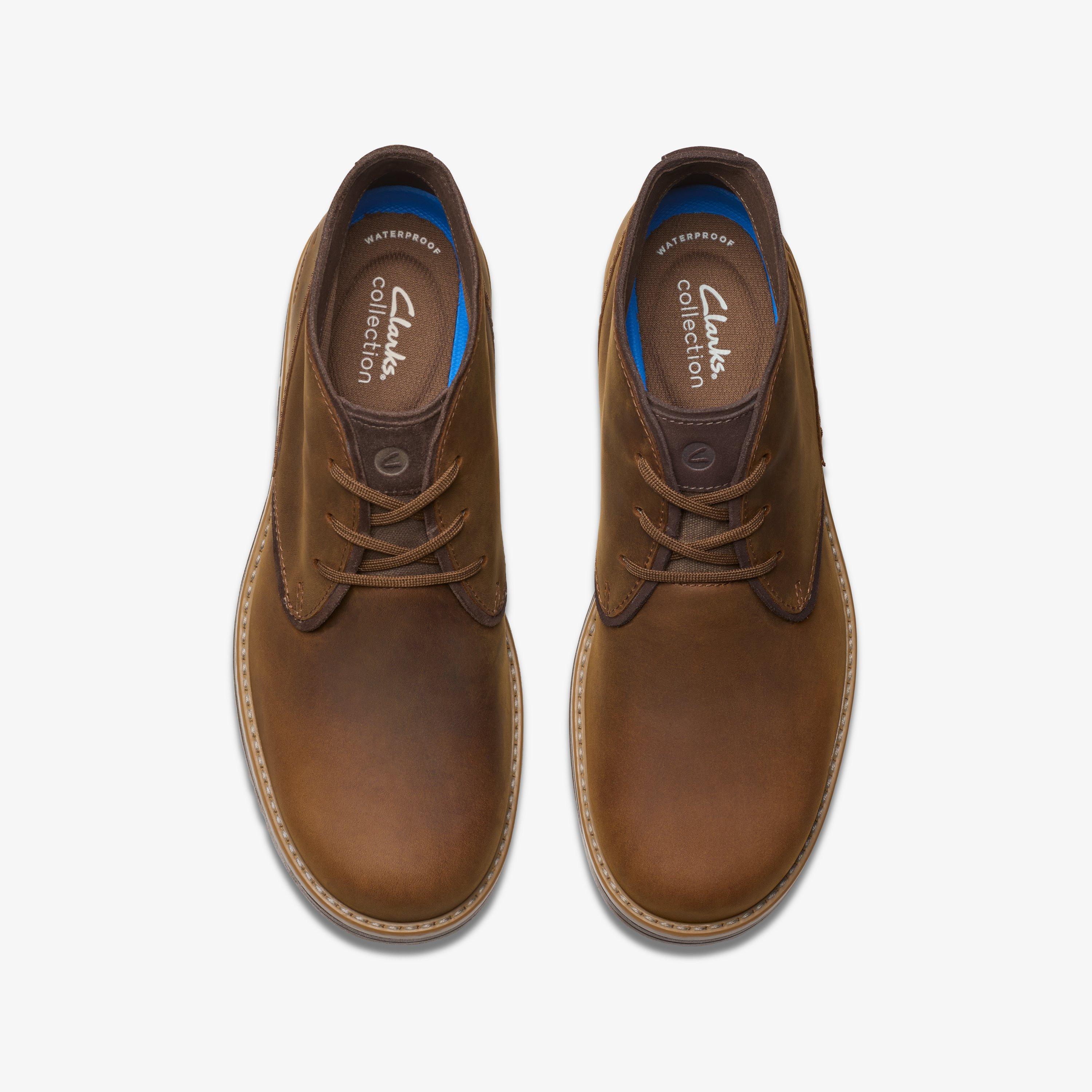 Men's Morris Peak Beeswax Leather Ankle Boots | Clarks