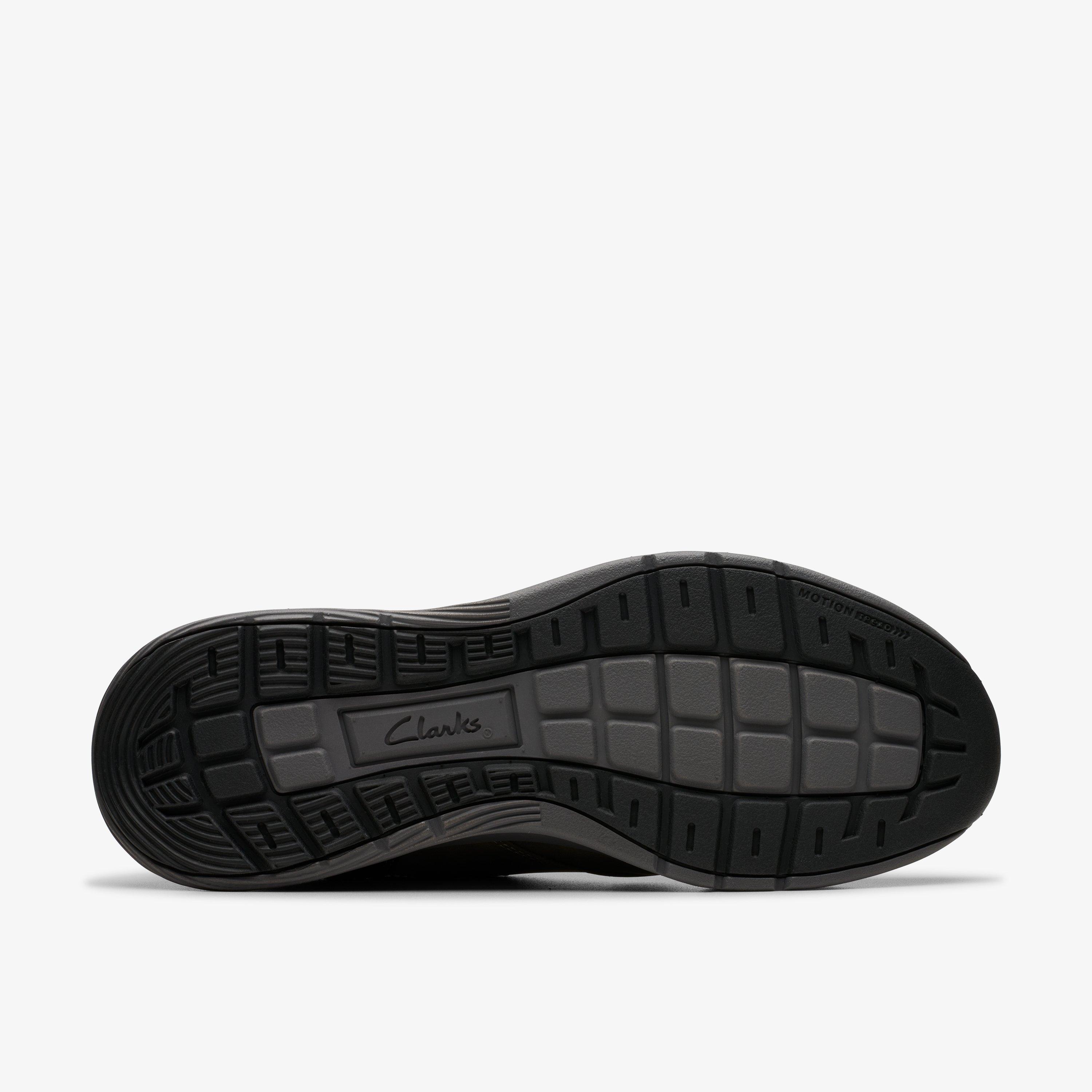 Herren Motion Trek EZ Graues Leder Schnür-Wanderschuhe | Clarks