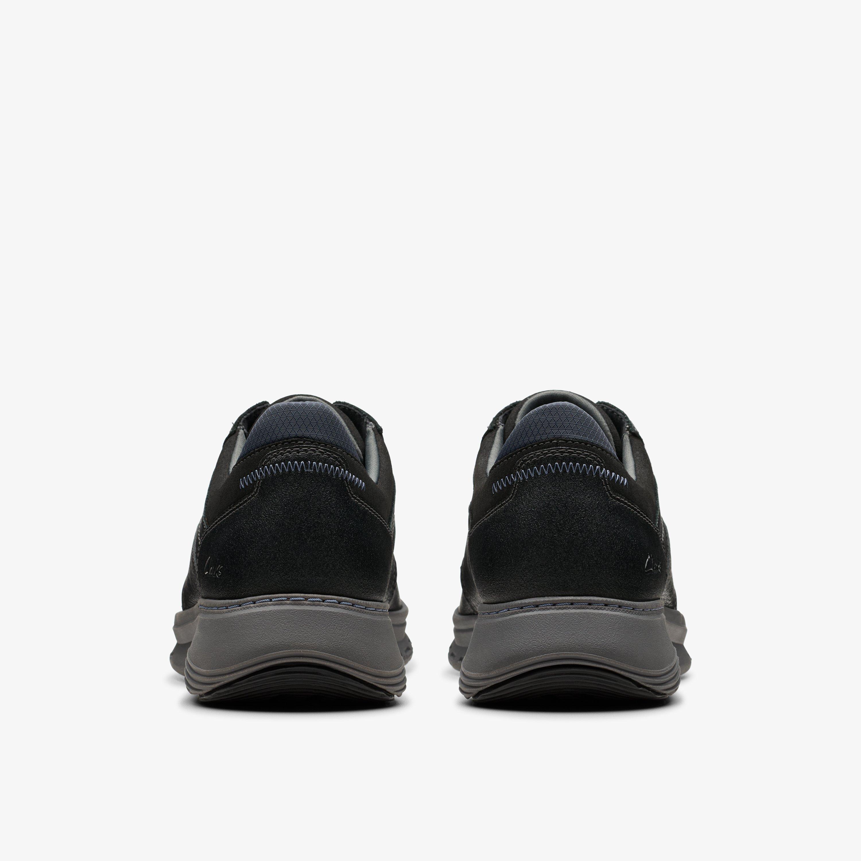 Men's Motion Trek PT Black Leather Sneaker | Clarks