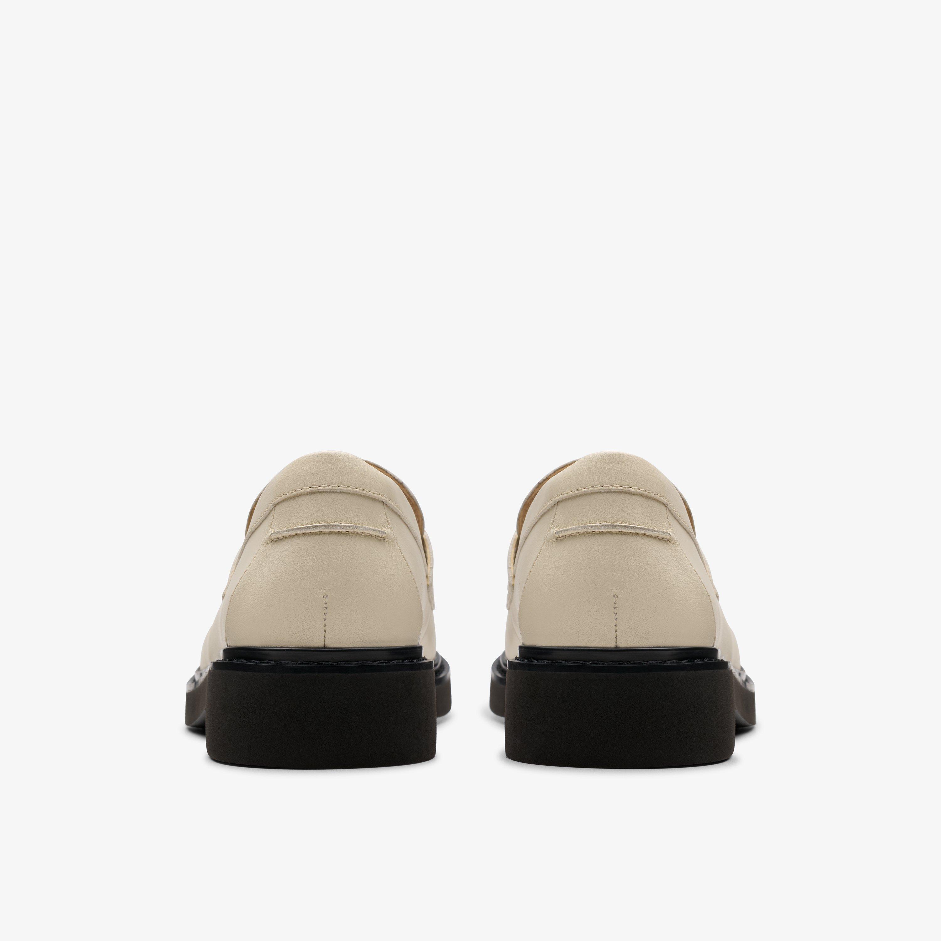 FEMME Splend Edge en cuir crème Chaussures | Clarks