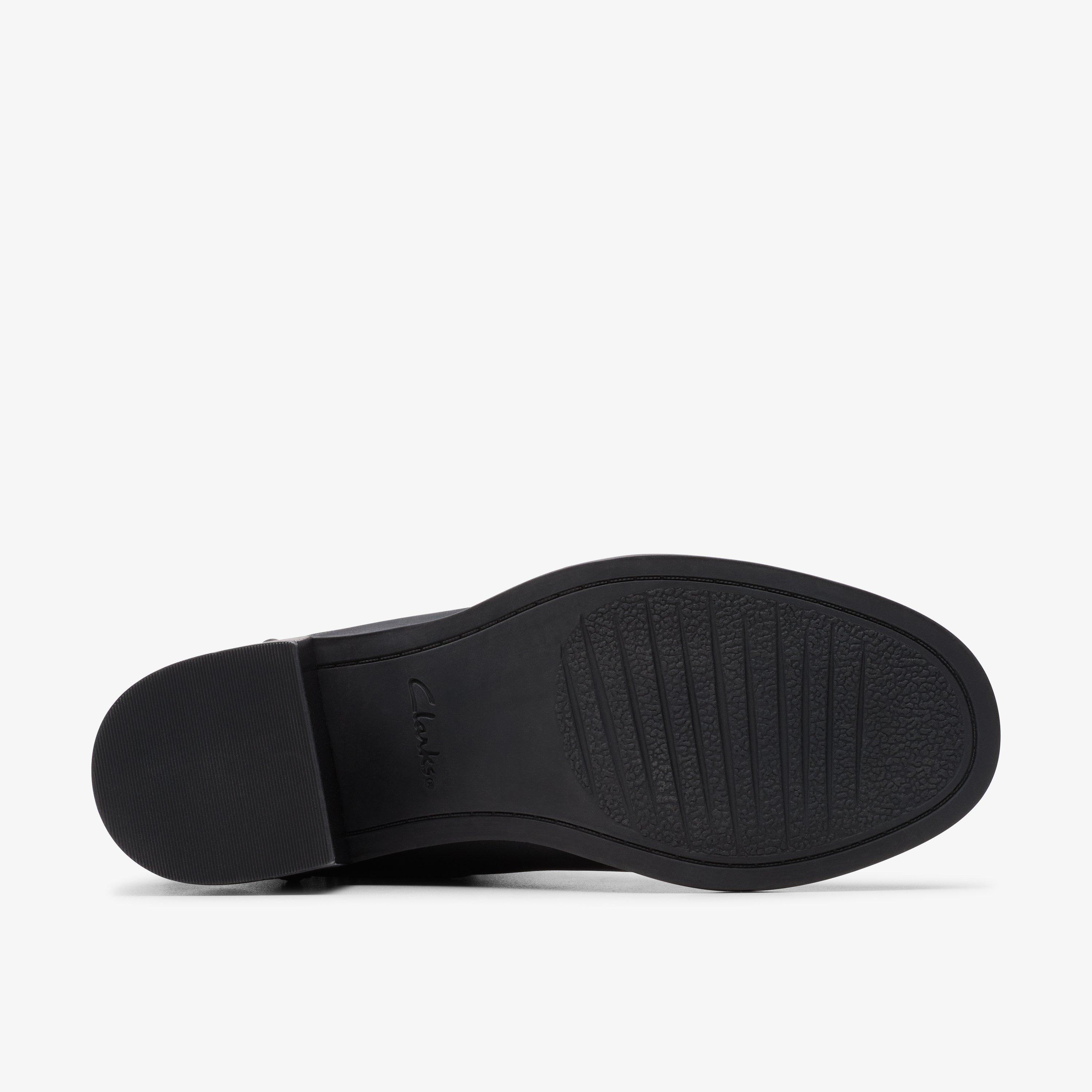 Womens Chamberly Top Black Leather Chelsea Boots | Clarks CA