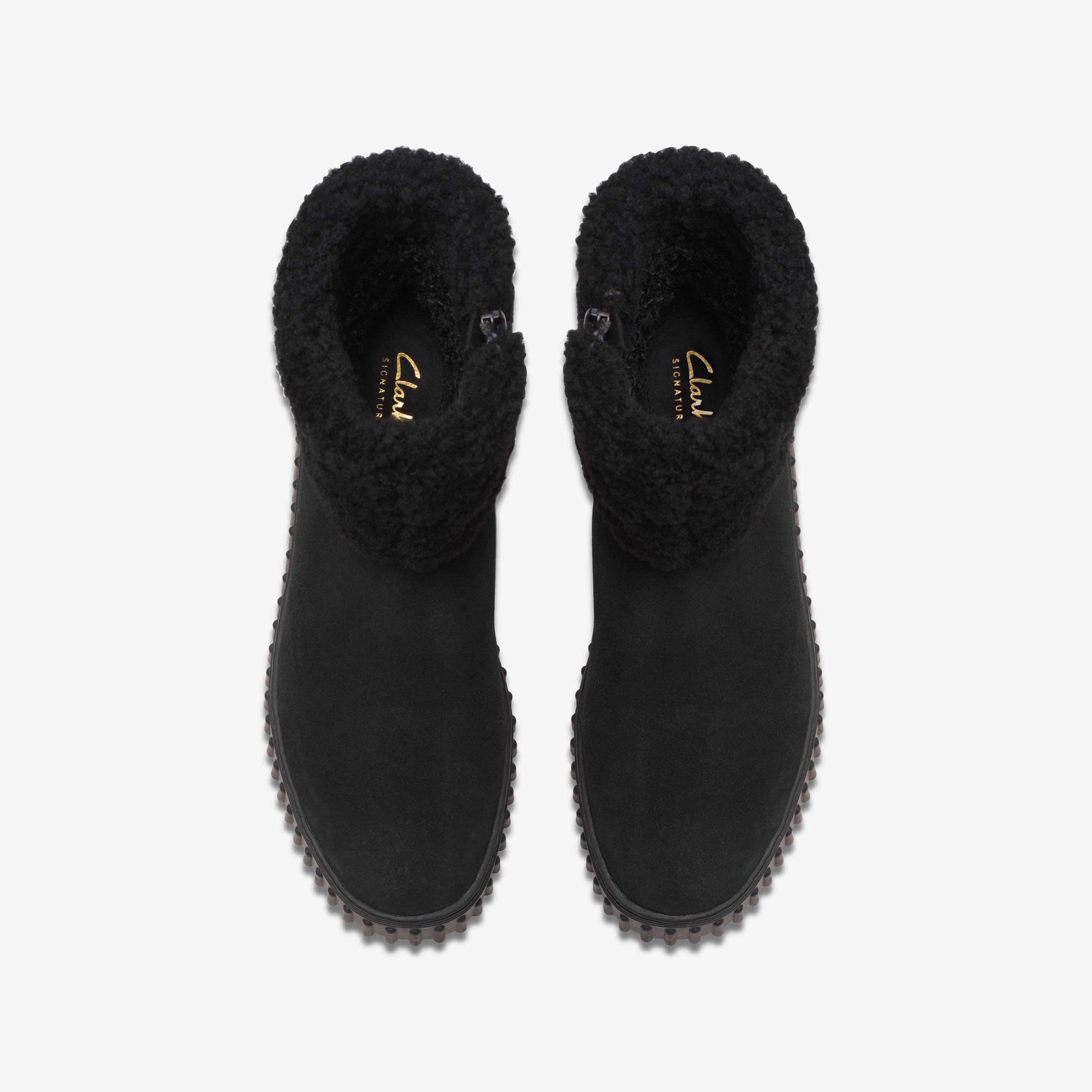 Womens Torhill Turn Black Warmlined Suede Ankle Boots, Torhill Boots ...