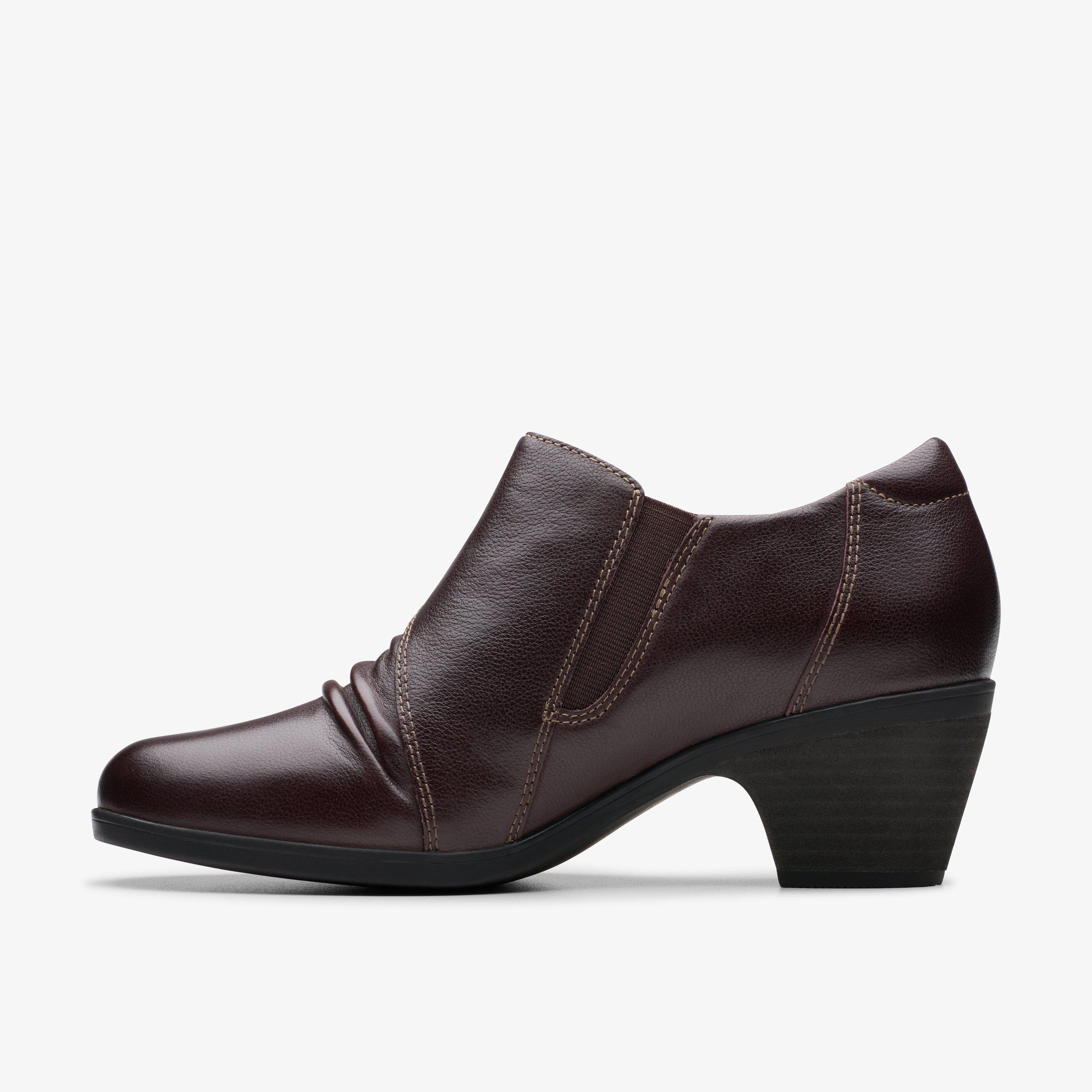 Women's Emily 2 Braley Dark Brown Leather Shoes | Clarks