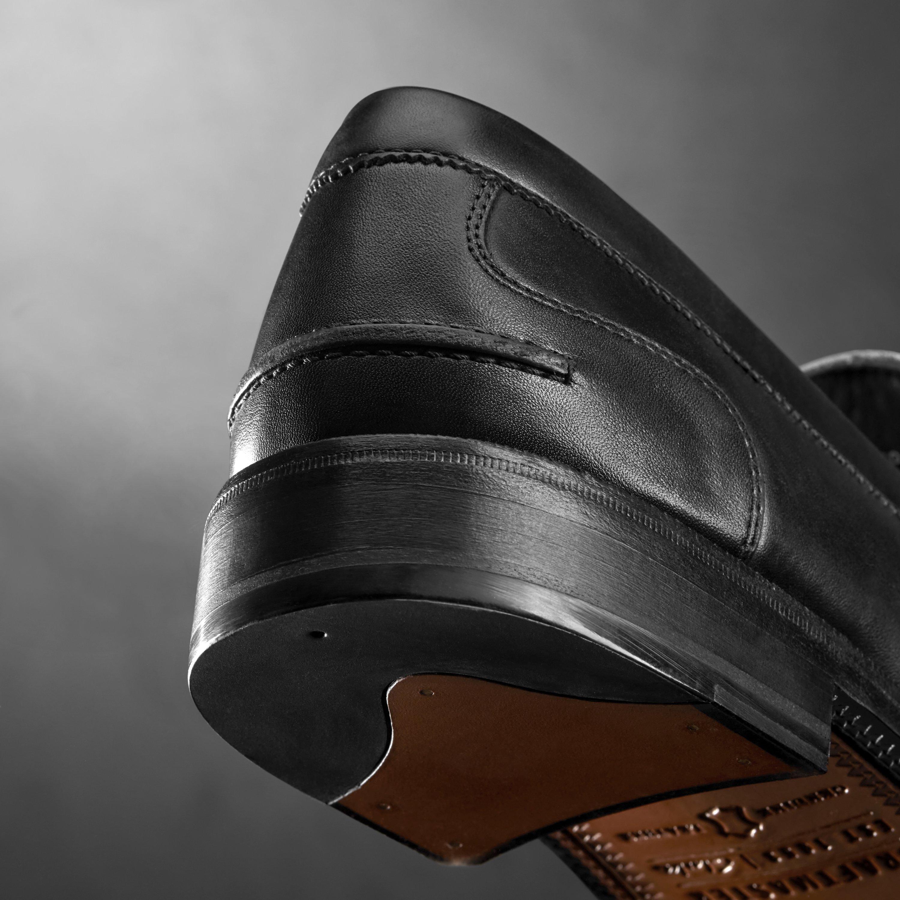 HOMME Craft James Lo en cuir noir combiné Chaussures | Clarks