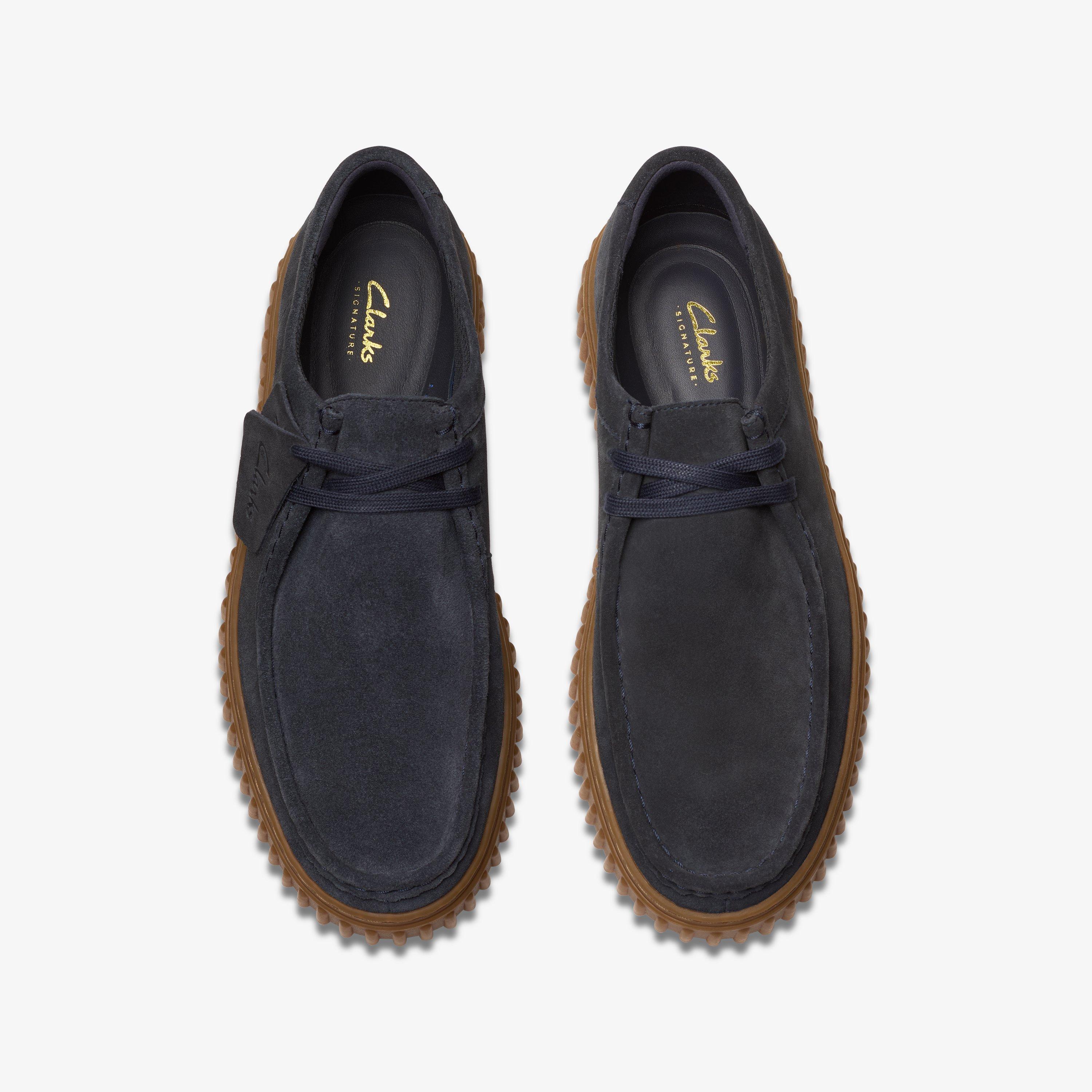 HOMME Torhill Lo Navy en daim Chaussures | Clarks