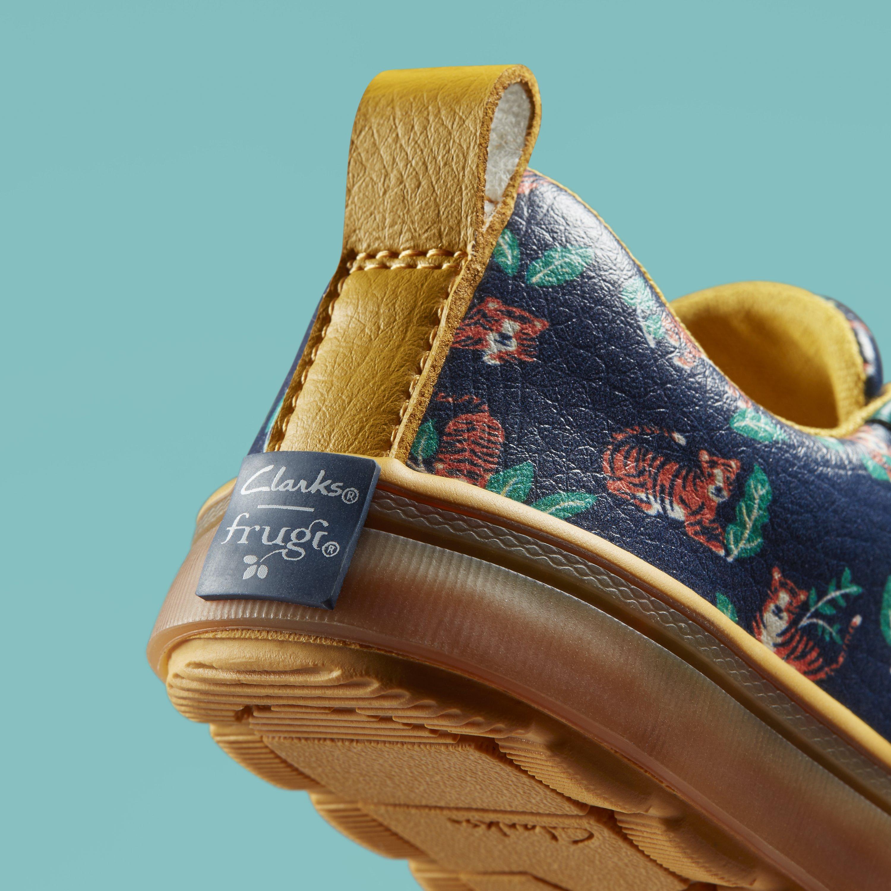 Boys Girls Kids Unisex Foxing Safari Toddler Navy Print Shoes Canvas ...