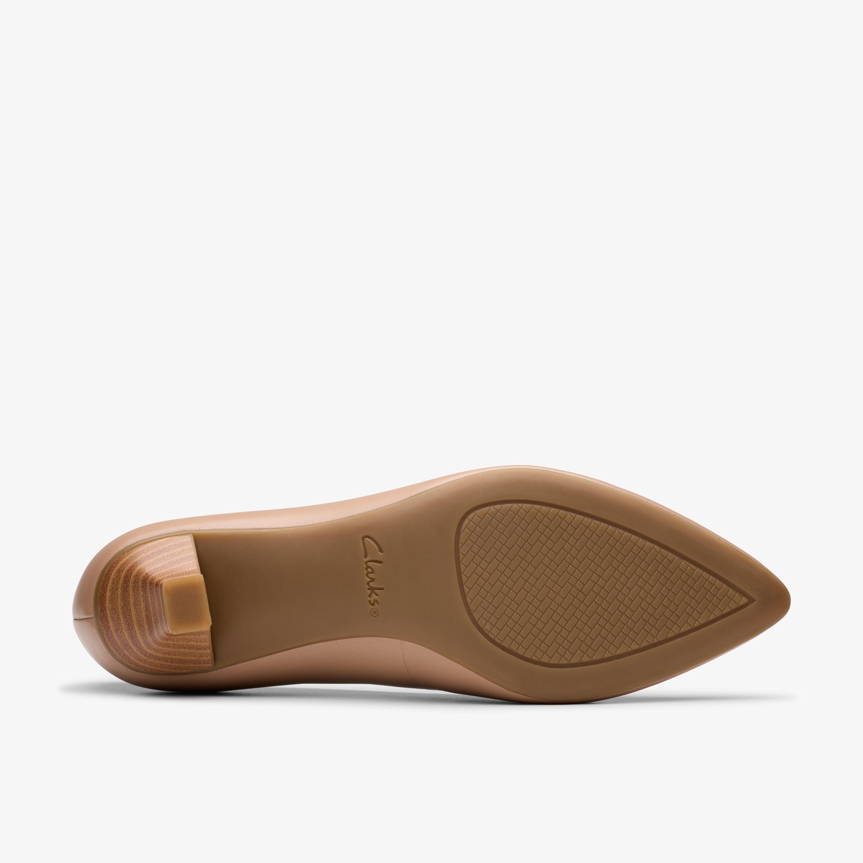 Womens Kepley Vine Warm Beige Lea High Heels | Clarks