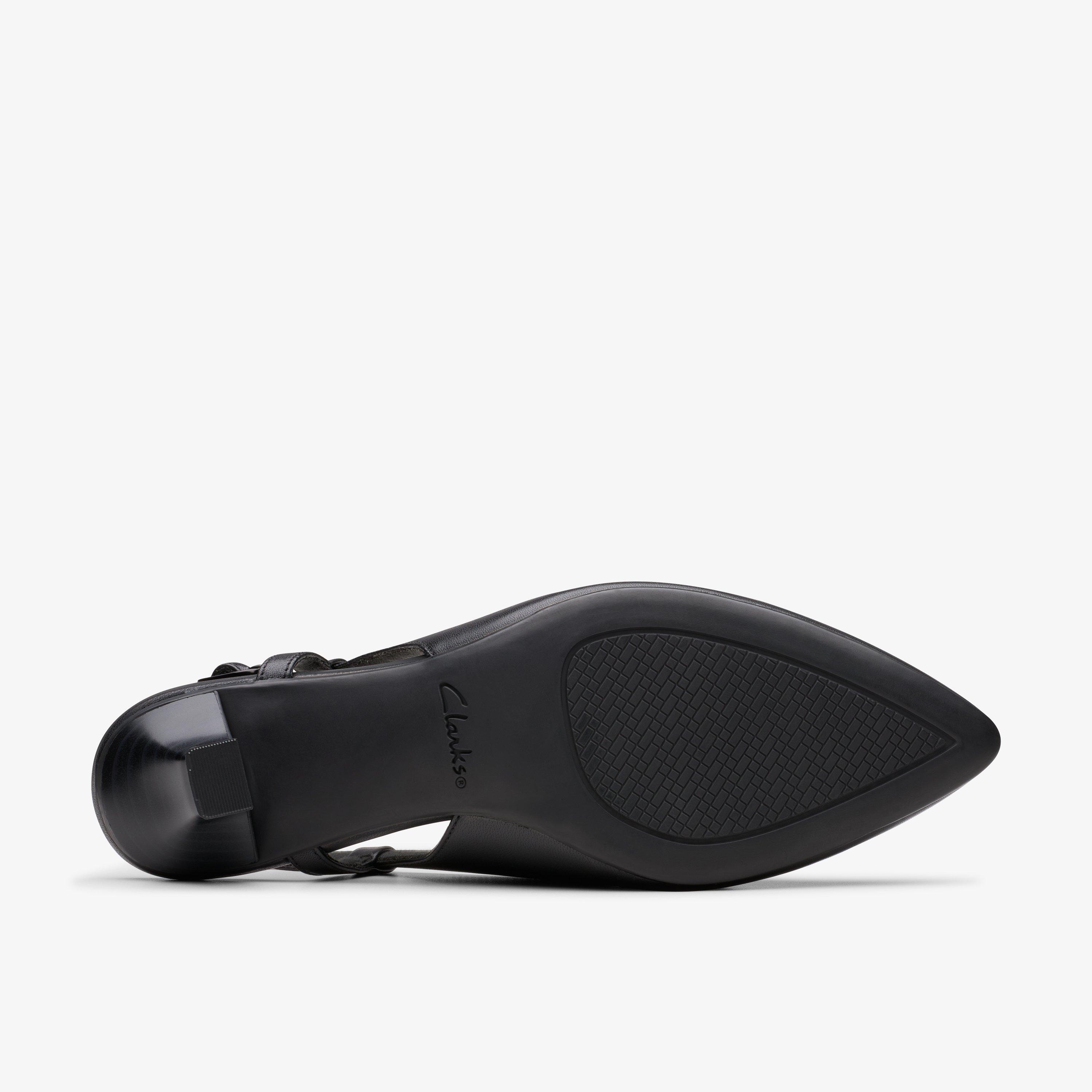 Women's Kepley Lane Black Leather Heels | Clarks