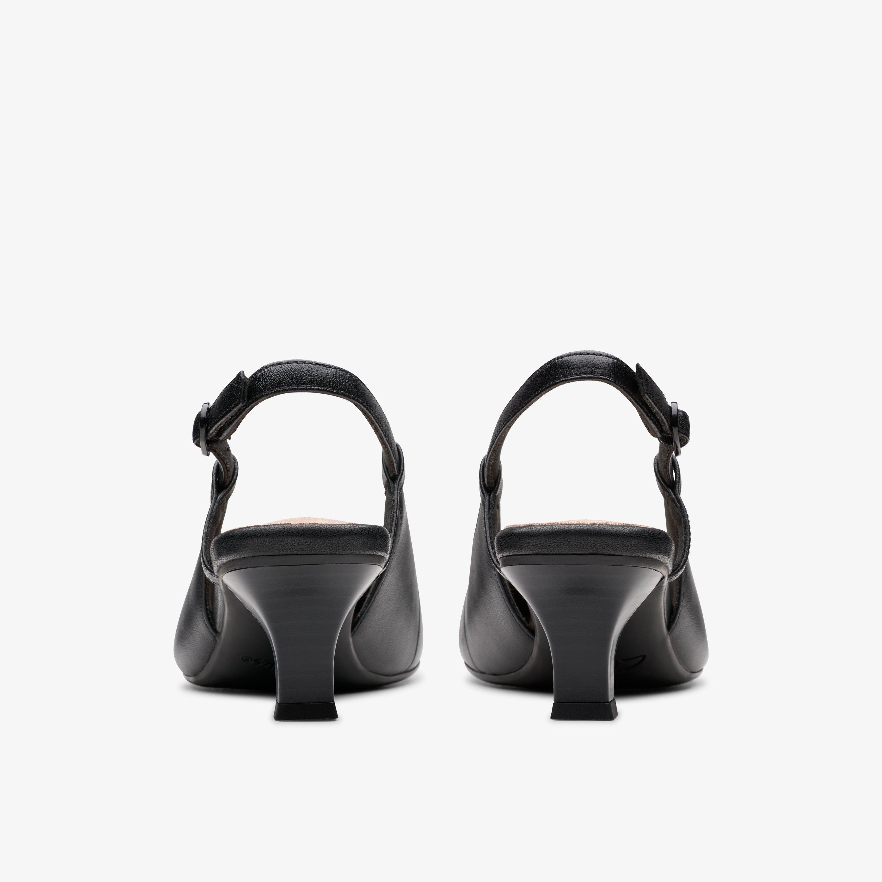 Women's Kepley Lane Black Leather Heels | Clarks