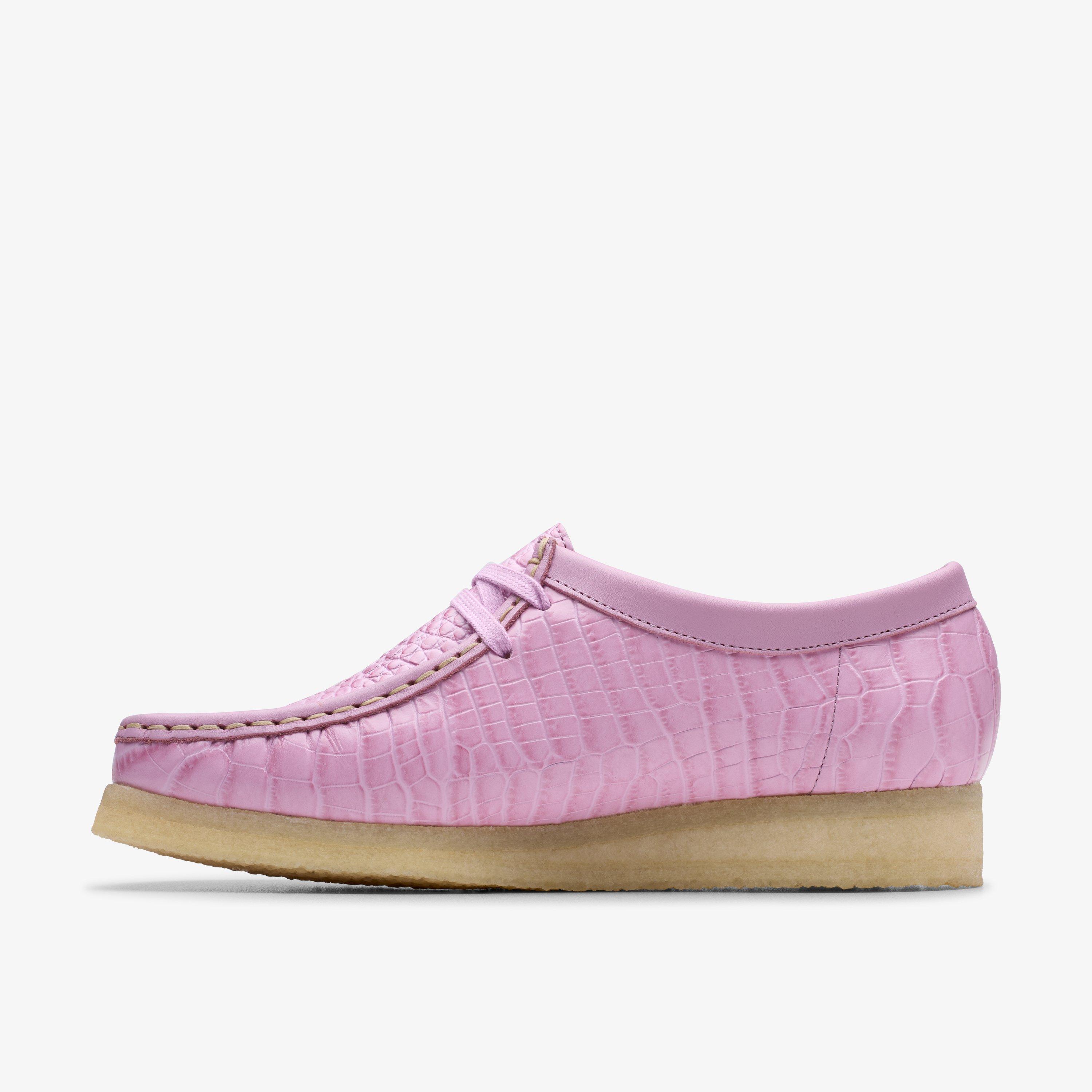 Womens Wallabee Mauve Crocodile Wallabee | Clarks