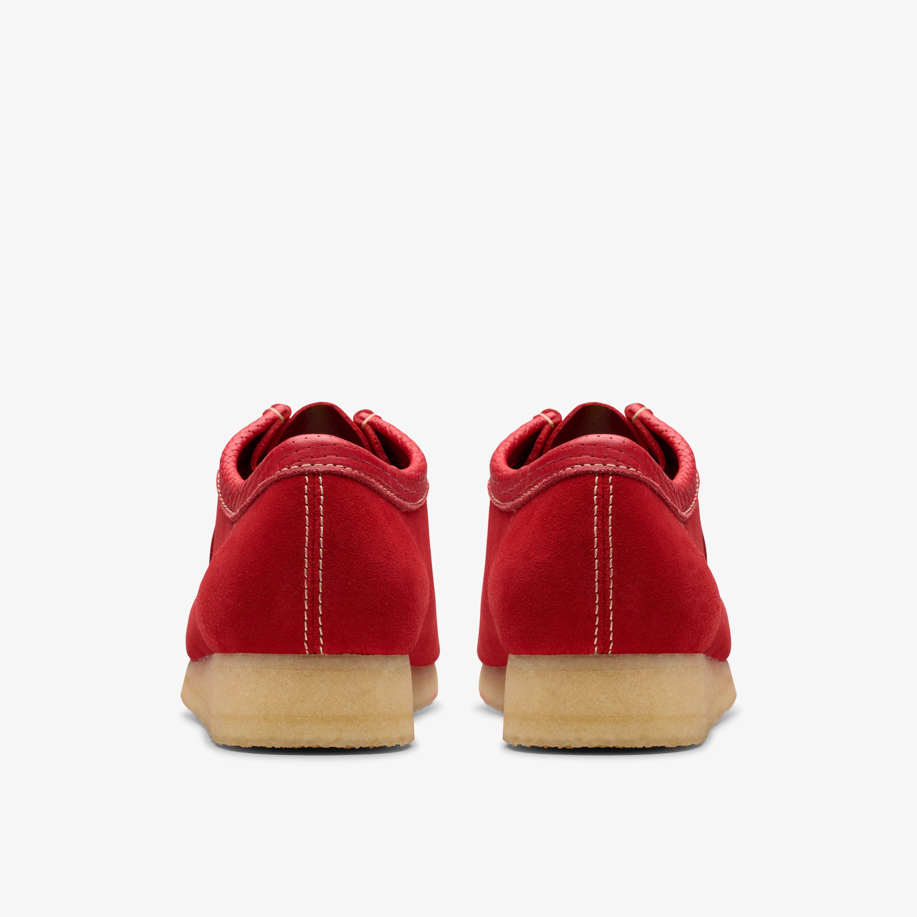 Mens Wallabee Red Suede Wallabee | Clarks