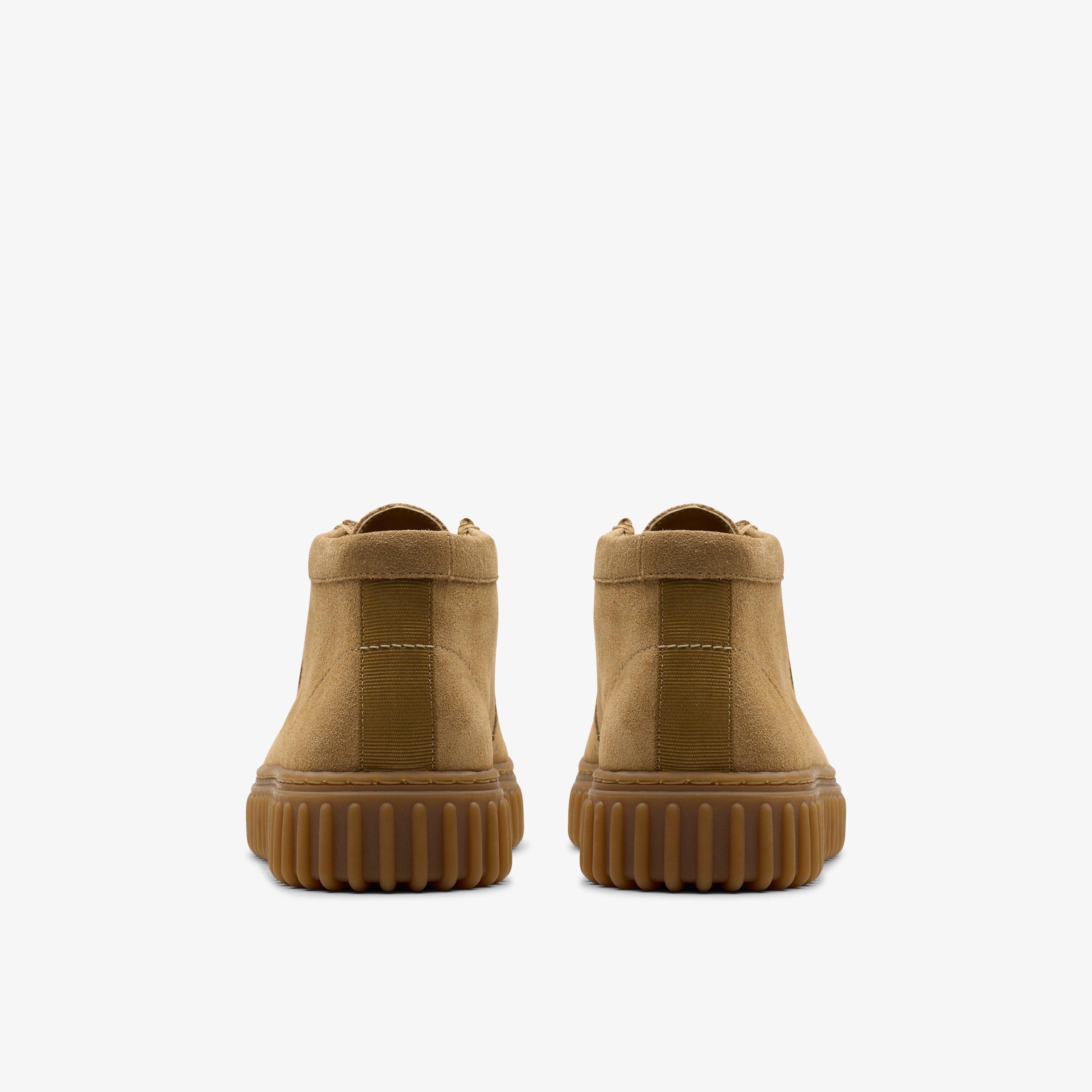 Boys Girls Kids Unisex Tor Hill Older Dark Sand Suede Ankle Boots ...