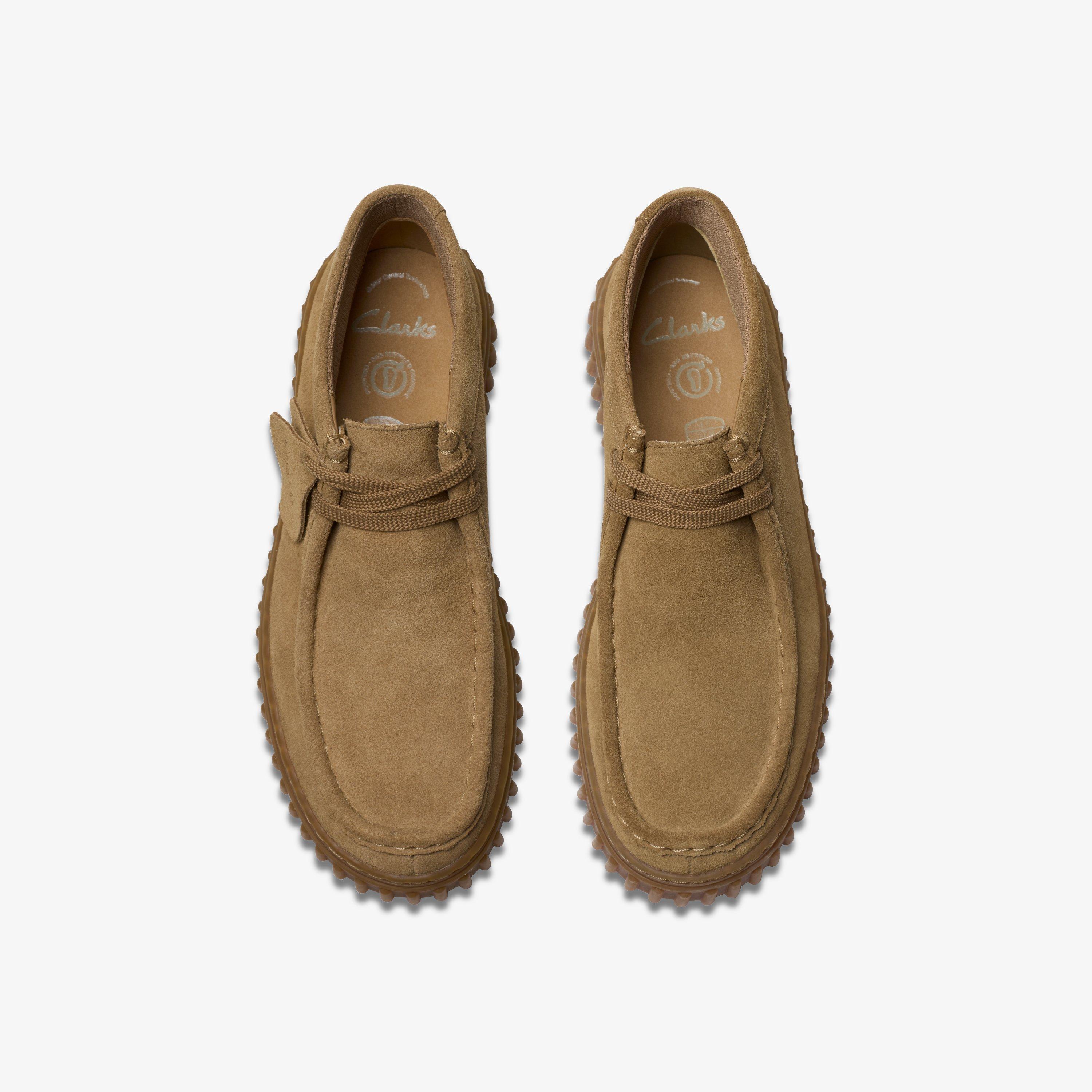 Boys Girls Kids Unisex Tor Hill Older Dark Sand Suede Ankle Boots ...