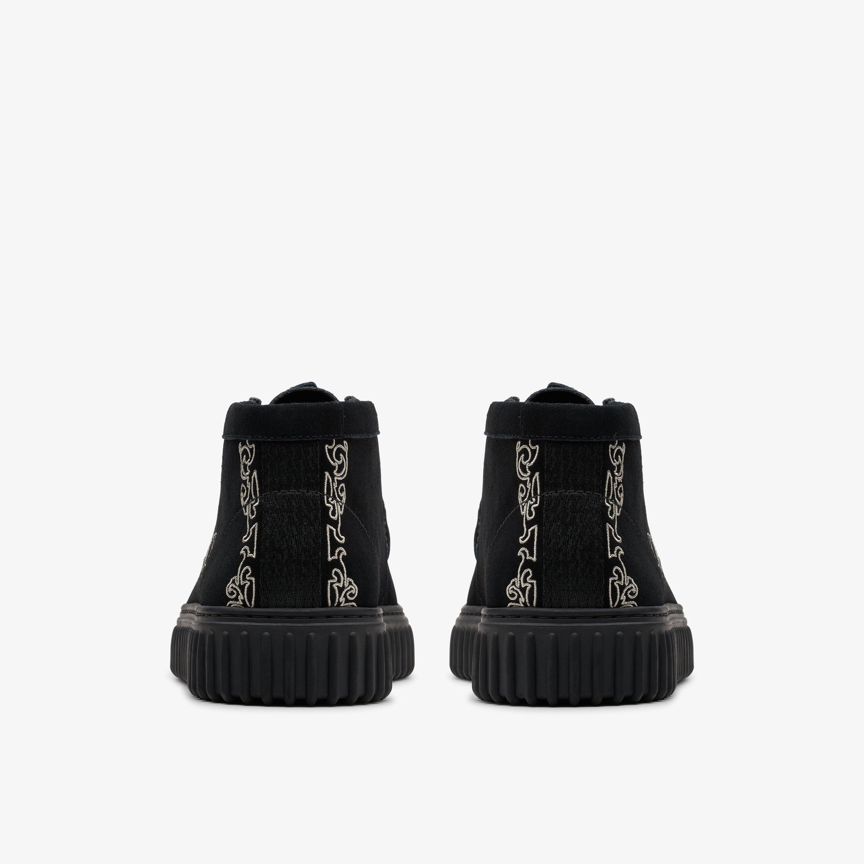 Bottes pour hommes Torhill Woven en daim noir pour la cheville Torhill ...