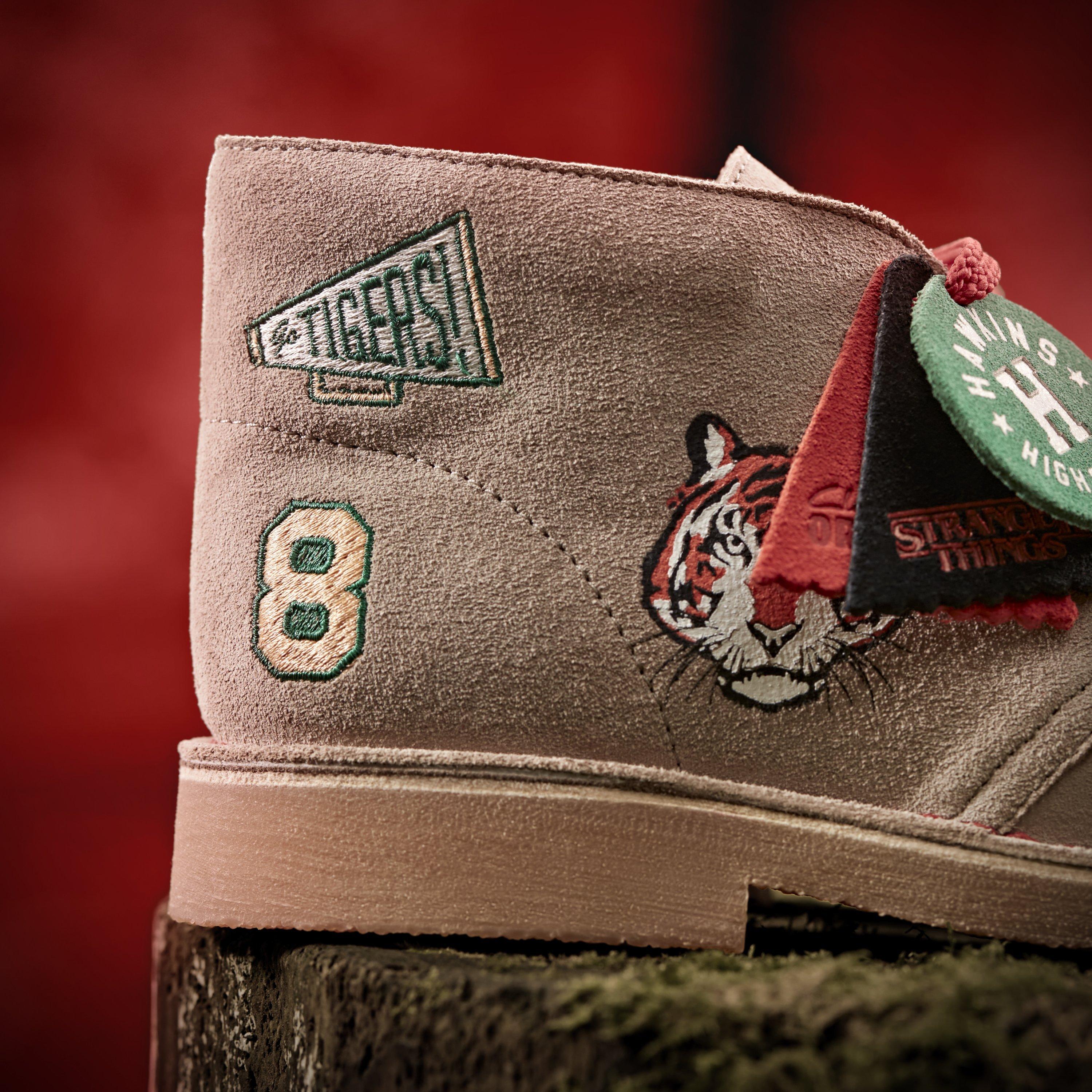 Kids Unisex Stranger Things Desert Boot Youth Sand Interest Desert Boot ...