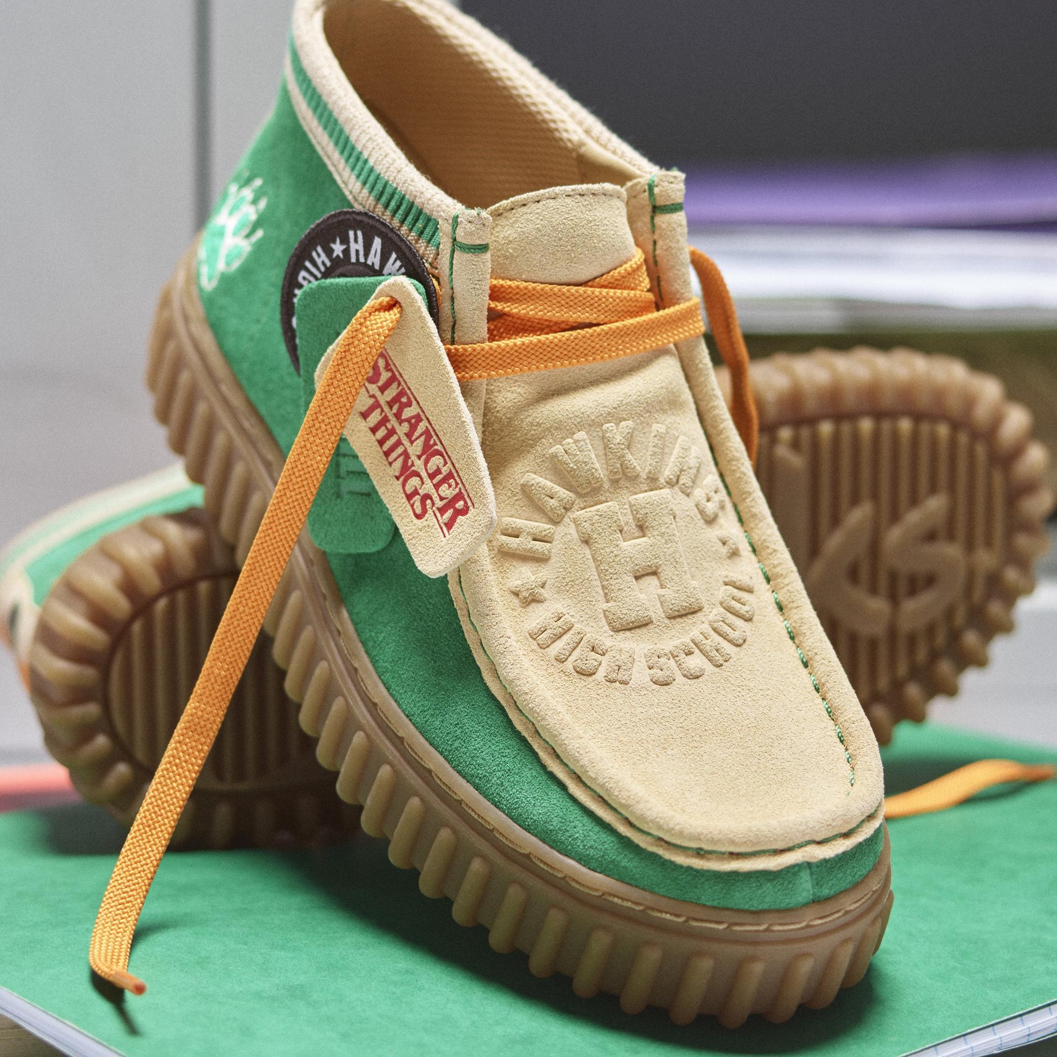 Kids Unisex Stranger Things Torhill Older Green Boots | Clarks Kids Unisex Stranger Things Torhill Older Green Boots | Clarks