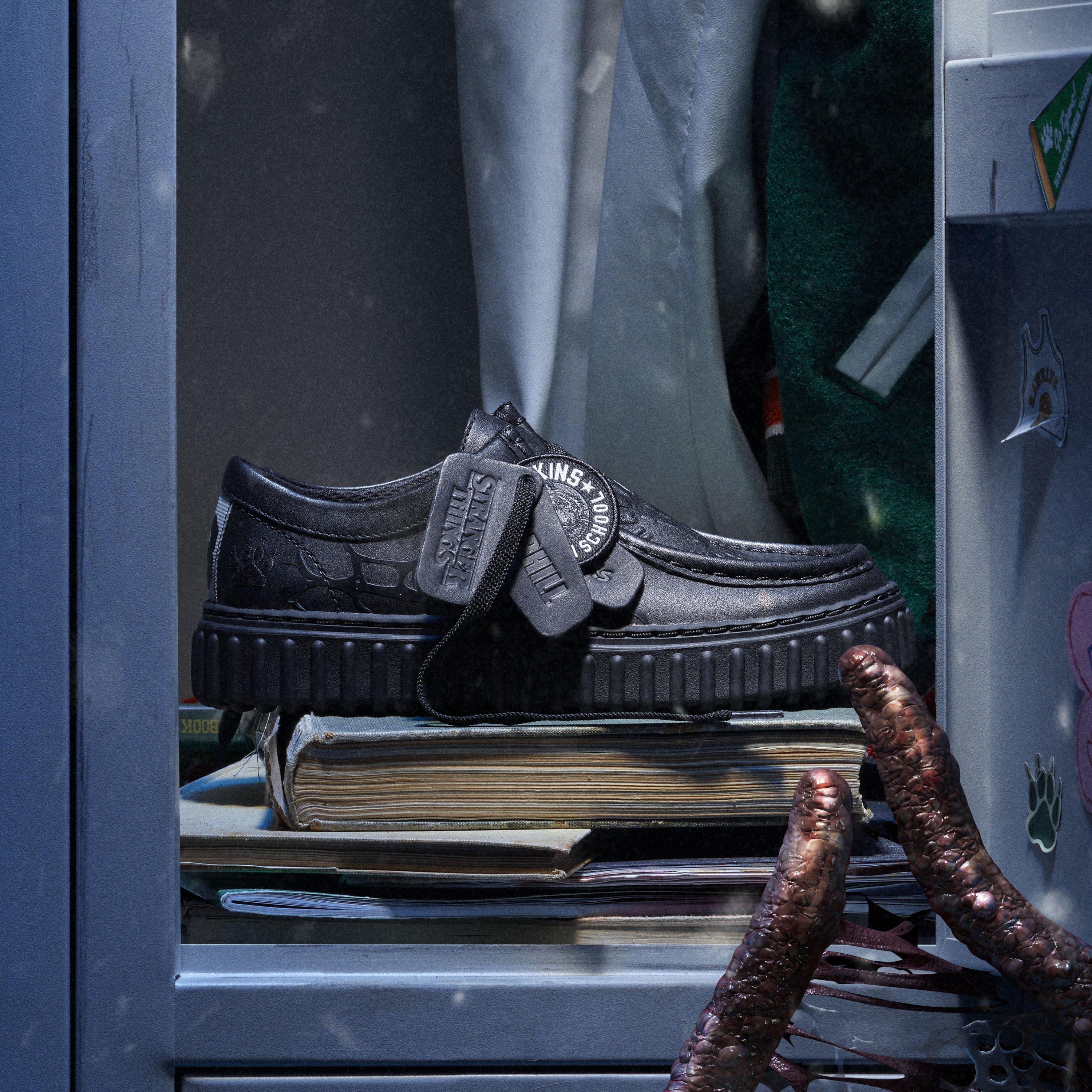 Boys Girls Kids Unisex Stranger Things TorHill Lo Older Black Lace Up ...