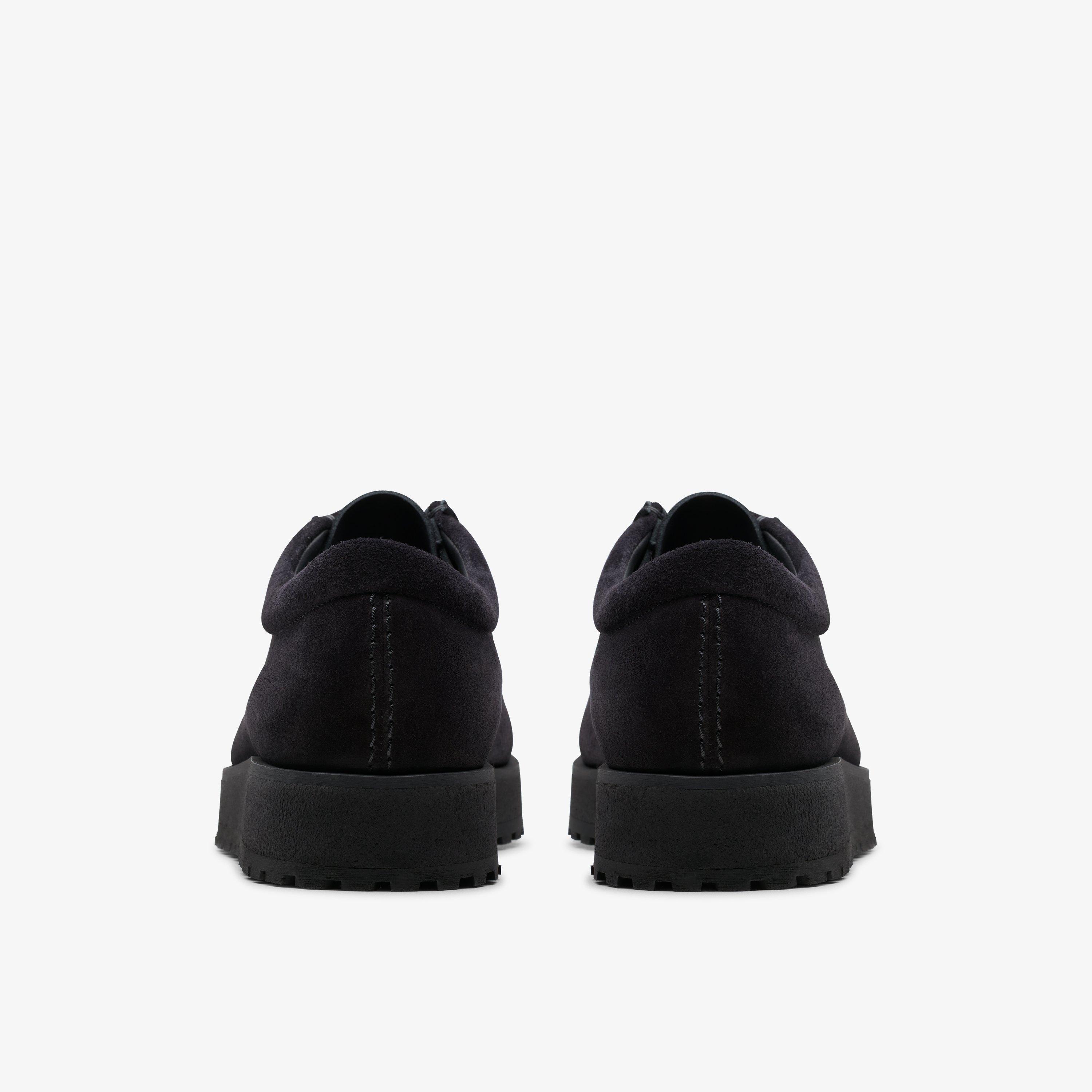 Mens Walla Scout Lo Black Suede Shoes Wallabee | Clarks Outlet
