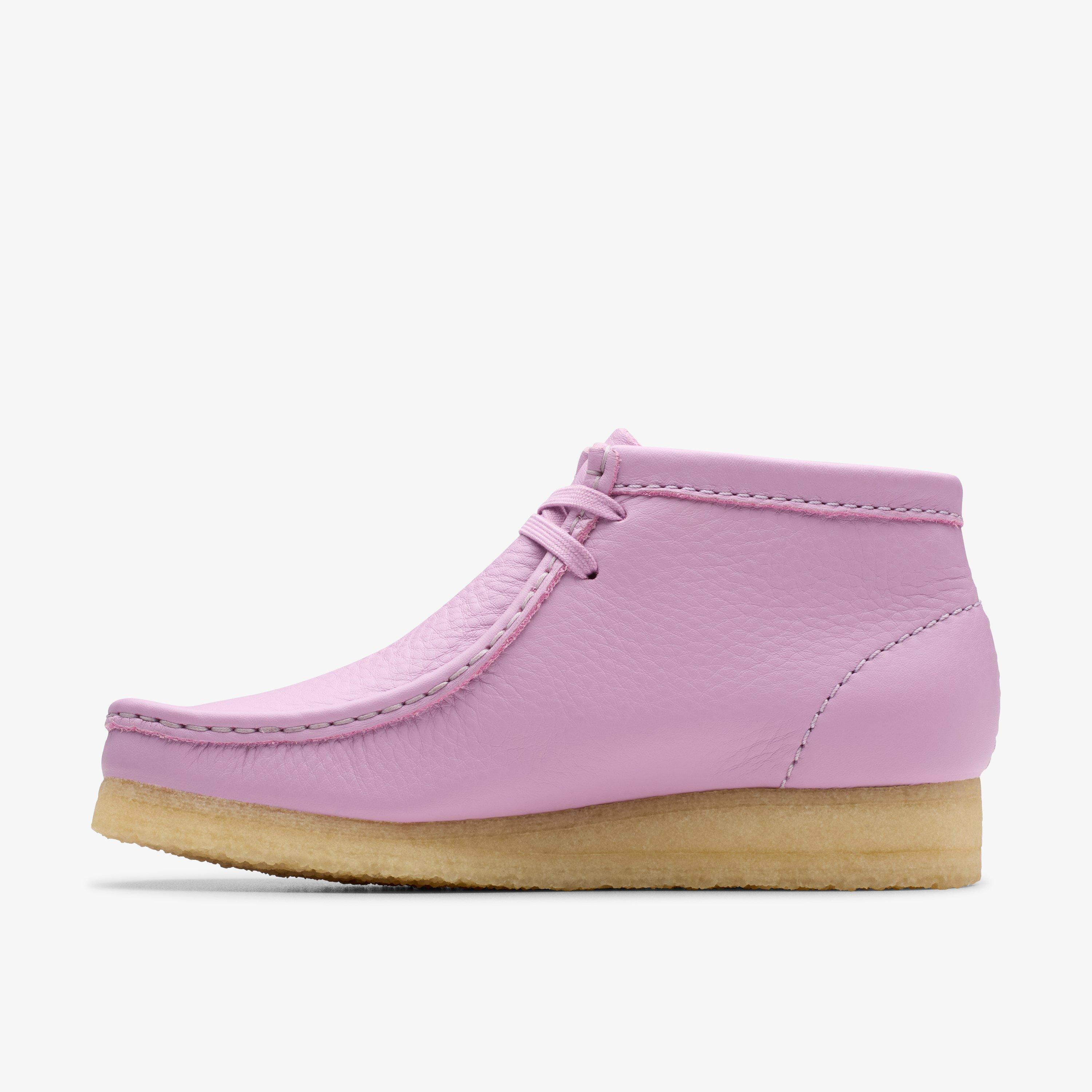 Womens Wallabee Boot Mauve Leather Wallabee | Clarks