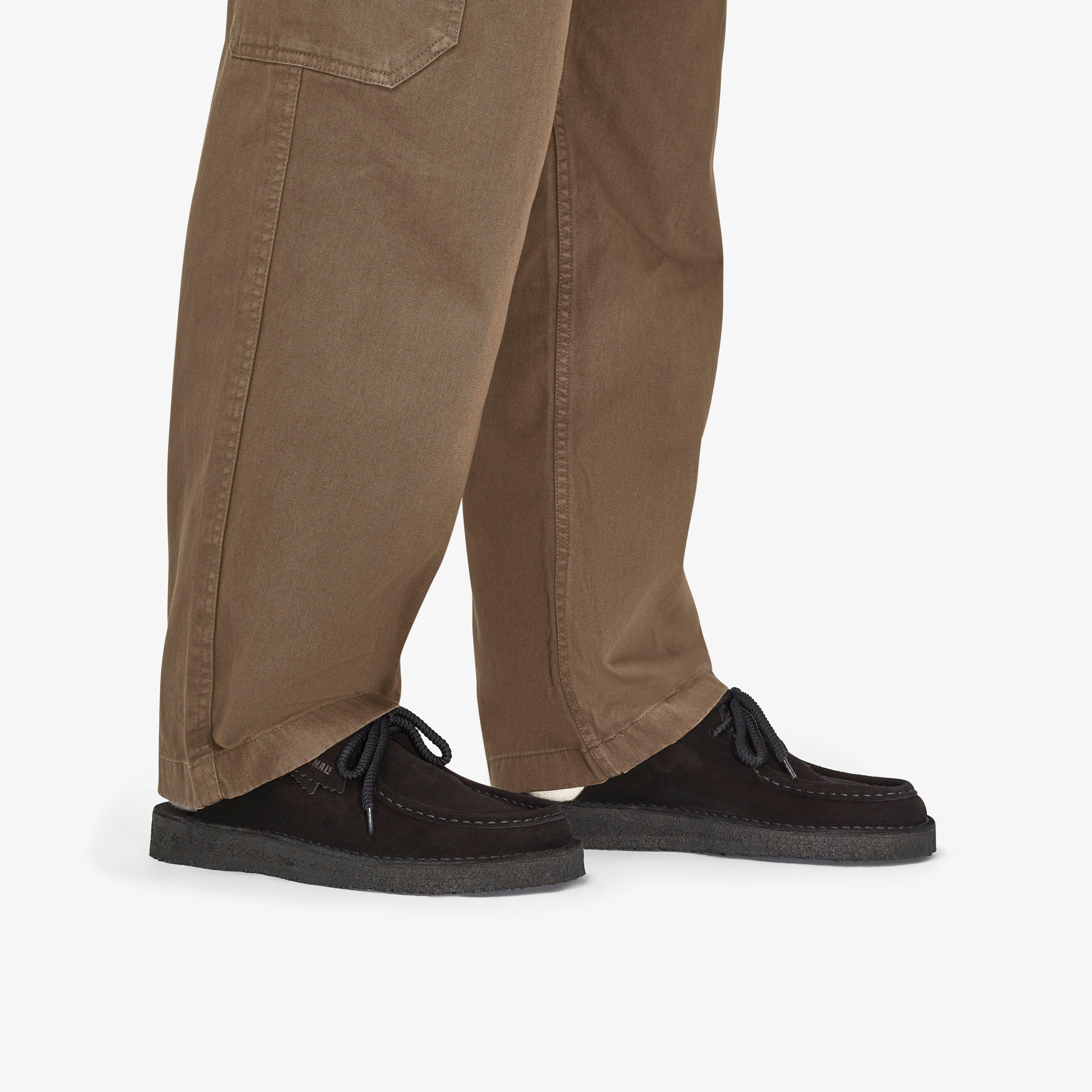 Mens Desert Nomad Mule Black Suede Mules | Clarks