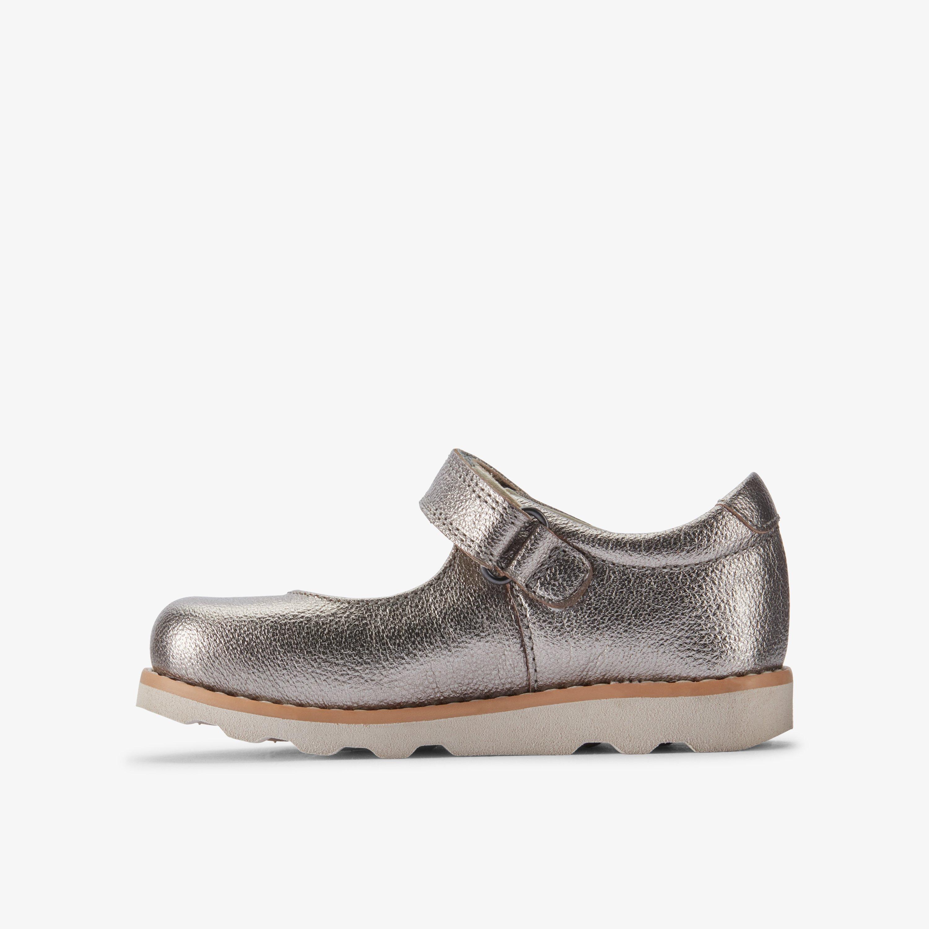 Girls Crown Hope Toddler Pewter T Bar | Clarks Children's