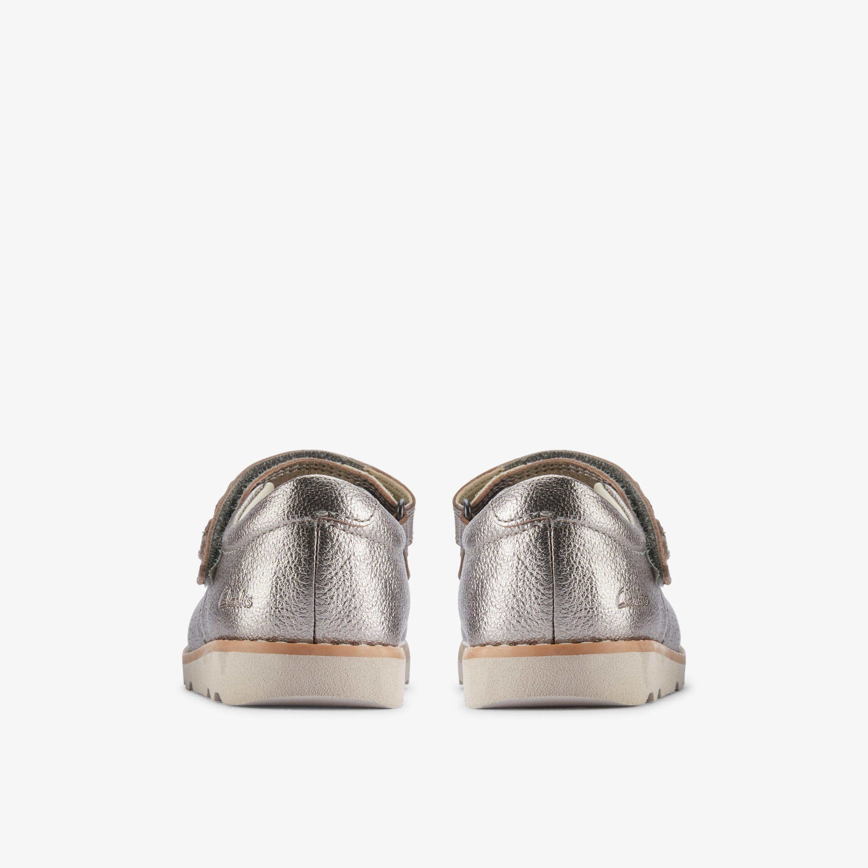 Girls Crown Hope Toddler Pewter T Bar | Clarks Children's