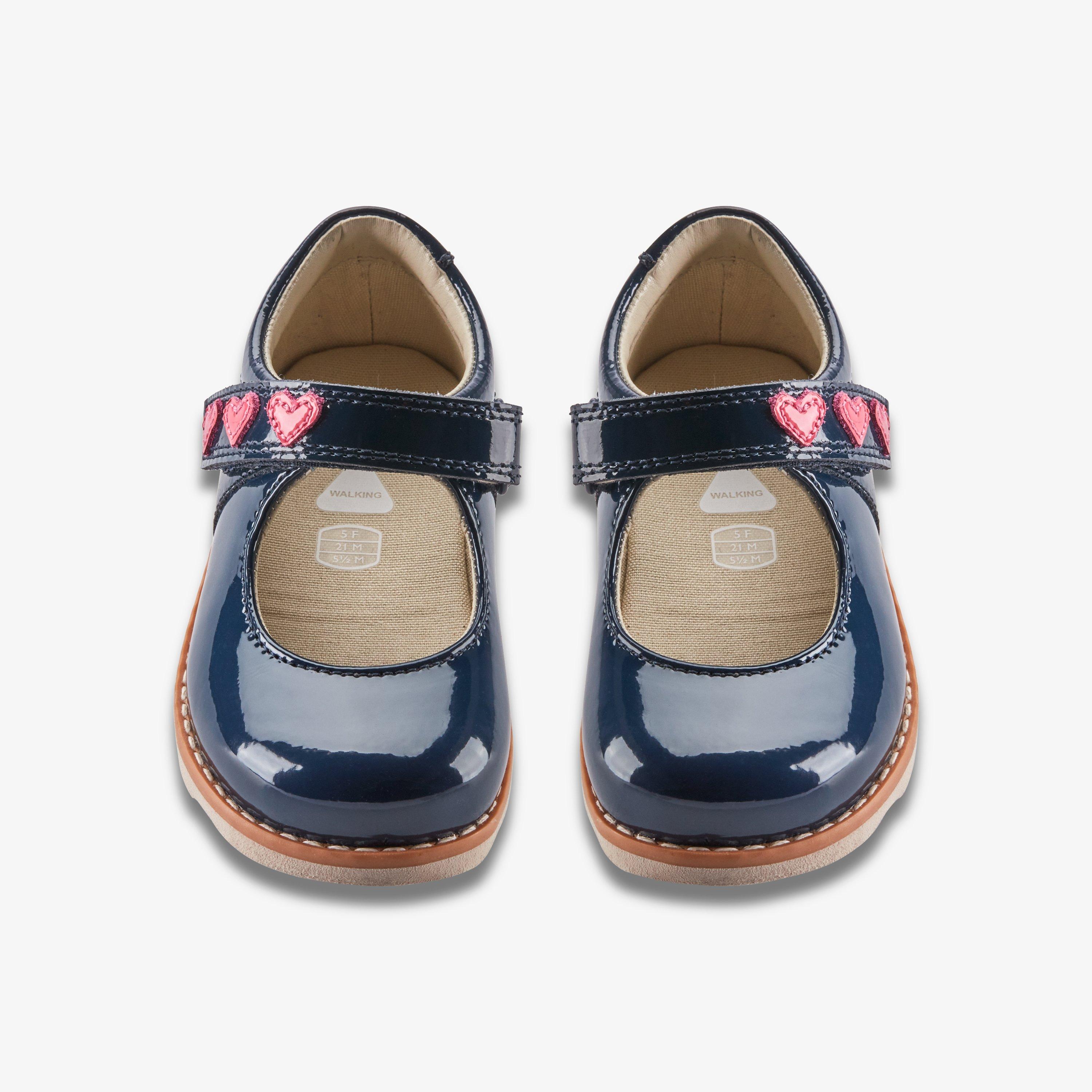 Filles Crown Hope Toddler Marine T Bar | Clarks Children's