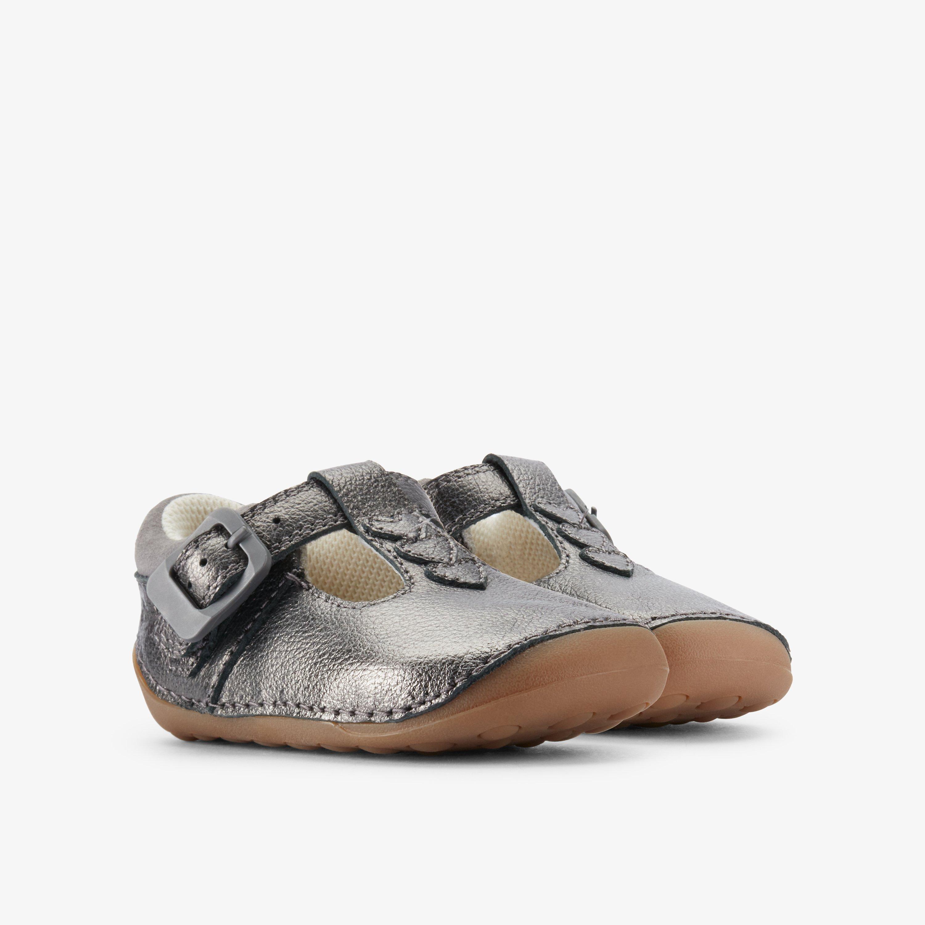 Girls Tiny Hope Toddler Pewter Boots | Clarks Children's