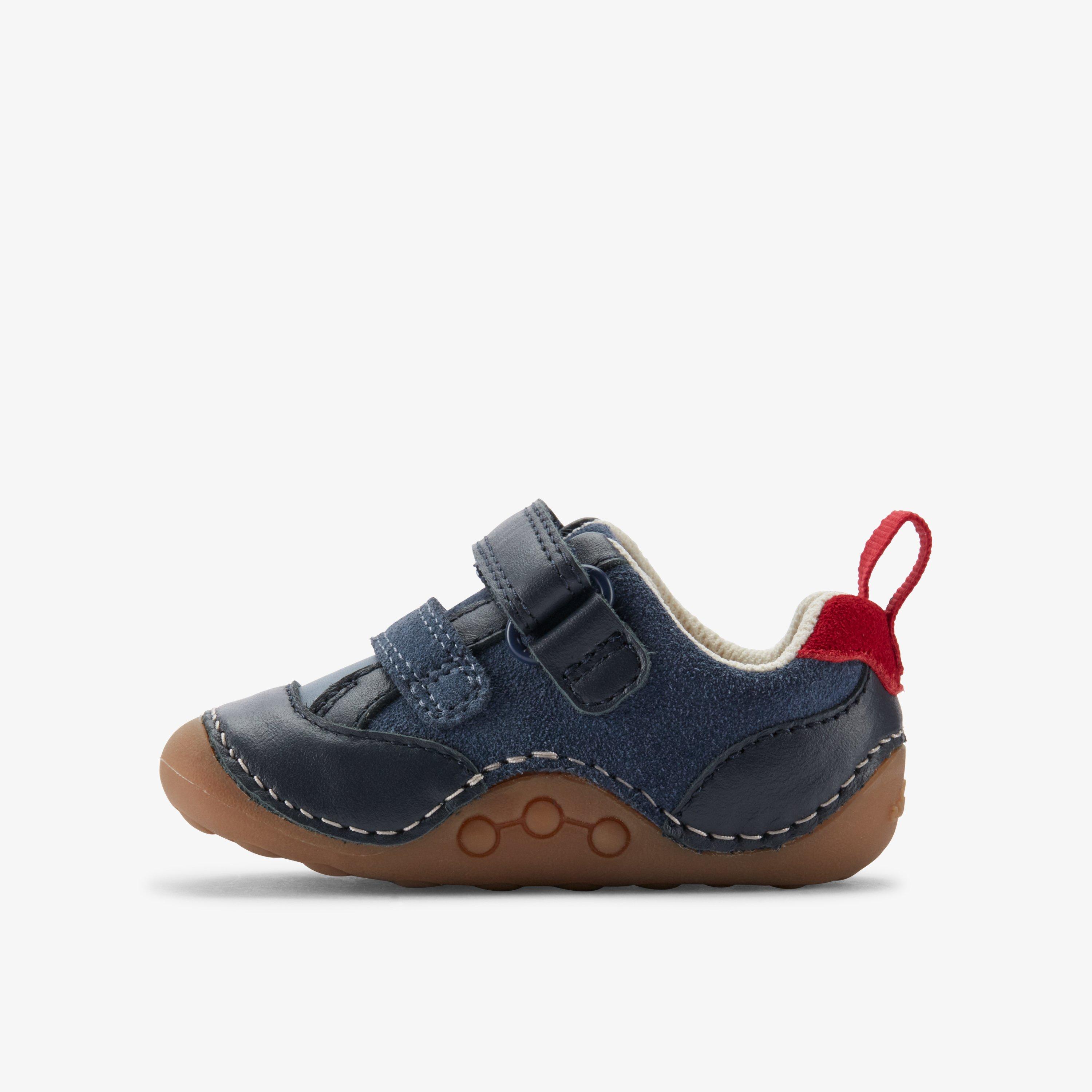 Boys Tiny Fun Toddler Navy/Red Pre Walker | Clarks EU