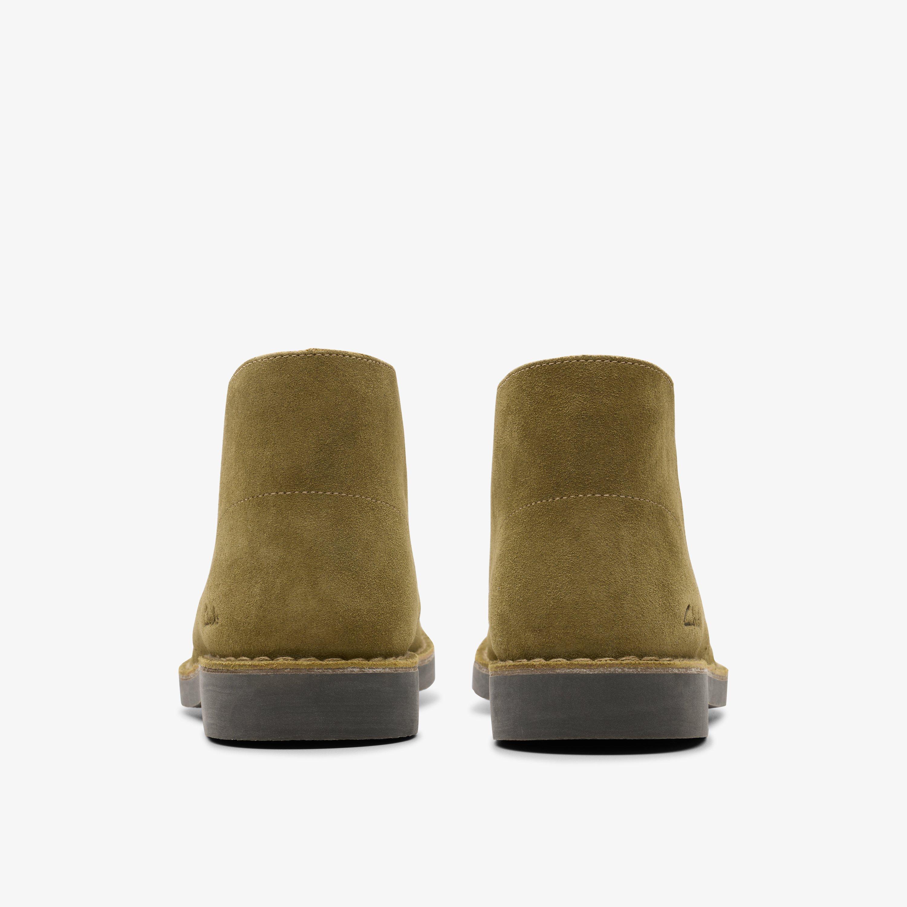 Bottes Désert Évo en daim olive pour hommes | Clarks