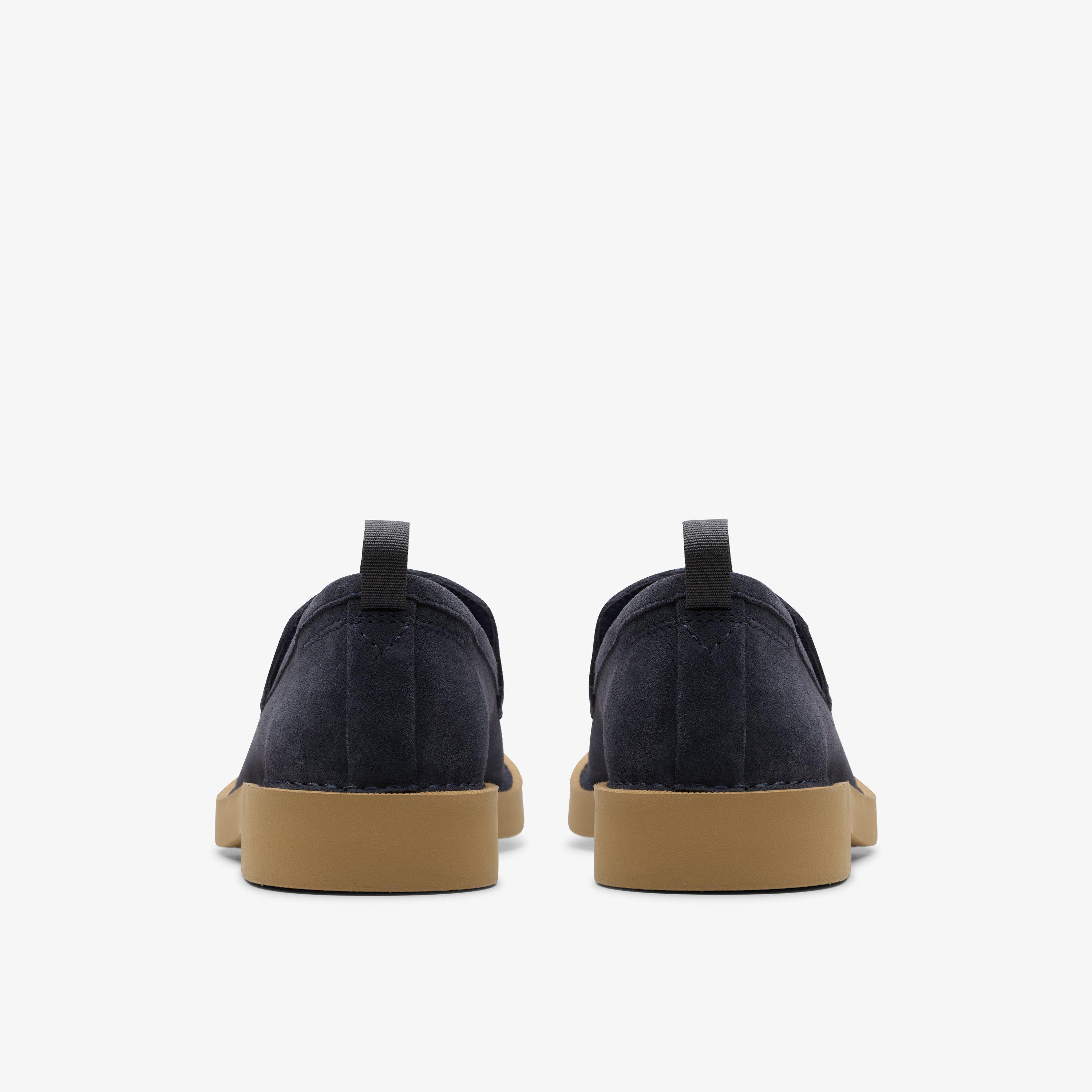 HOMME Martock Lo en daim bleu marine Chaussures | Clarks