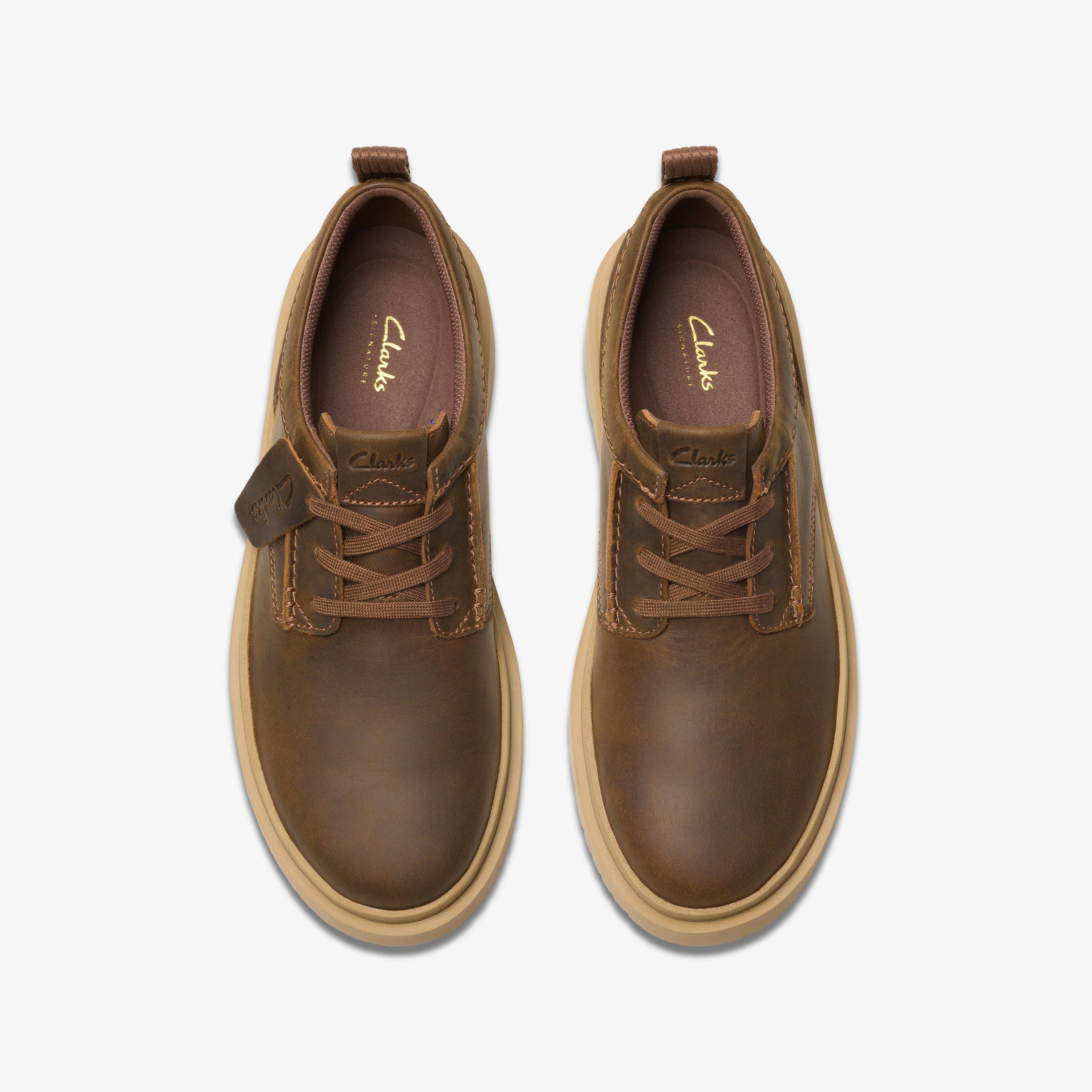 Mens Polden Lace Beeswax Leather Lace Up Shoes | Clarks