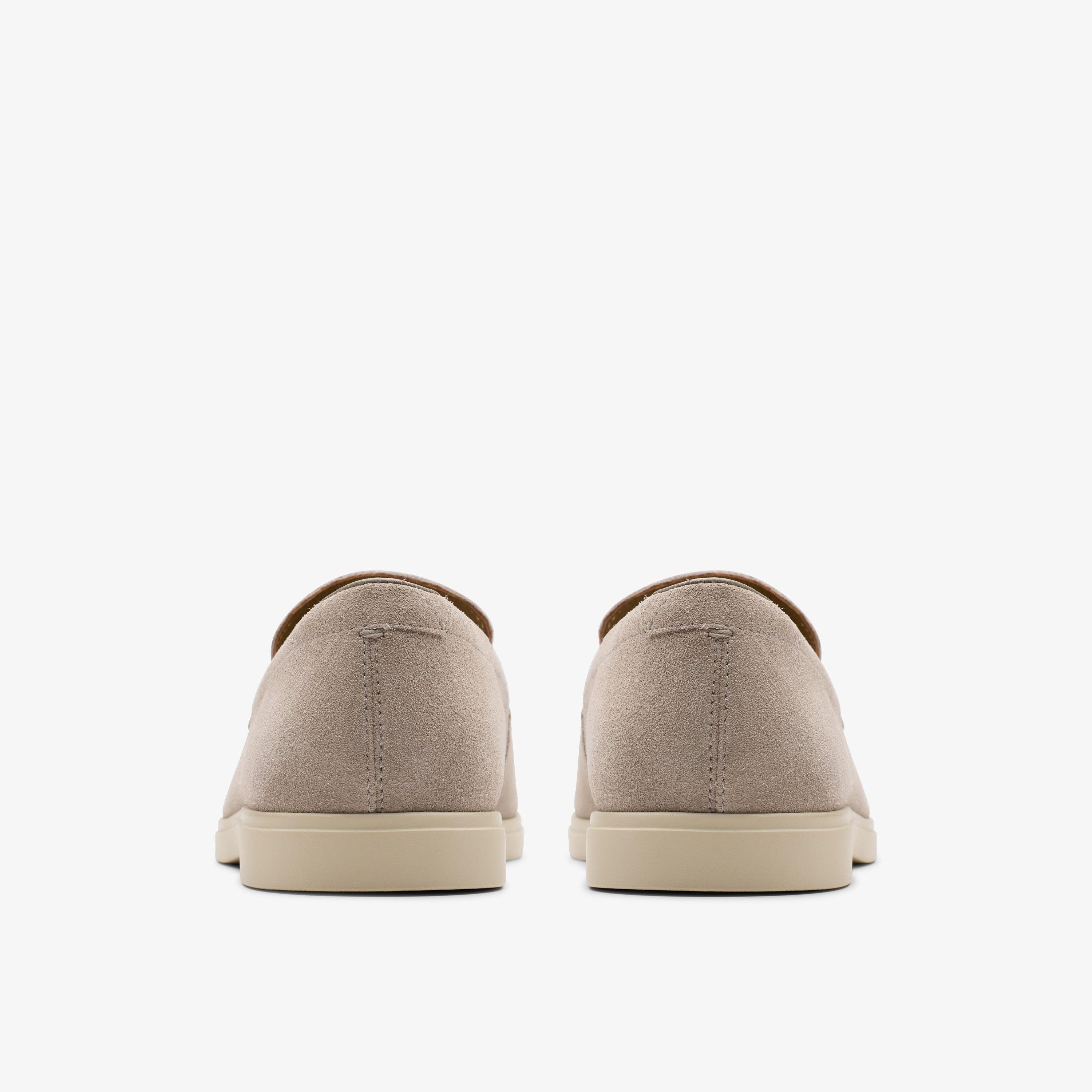 Slip-ons en daim gris pour hommes Torford Easy | Clarks