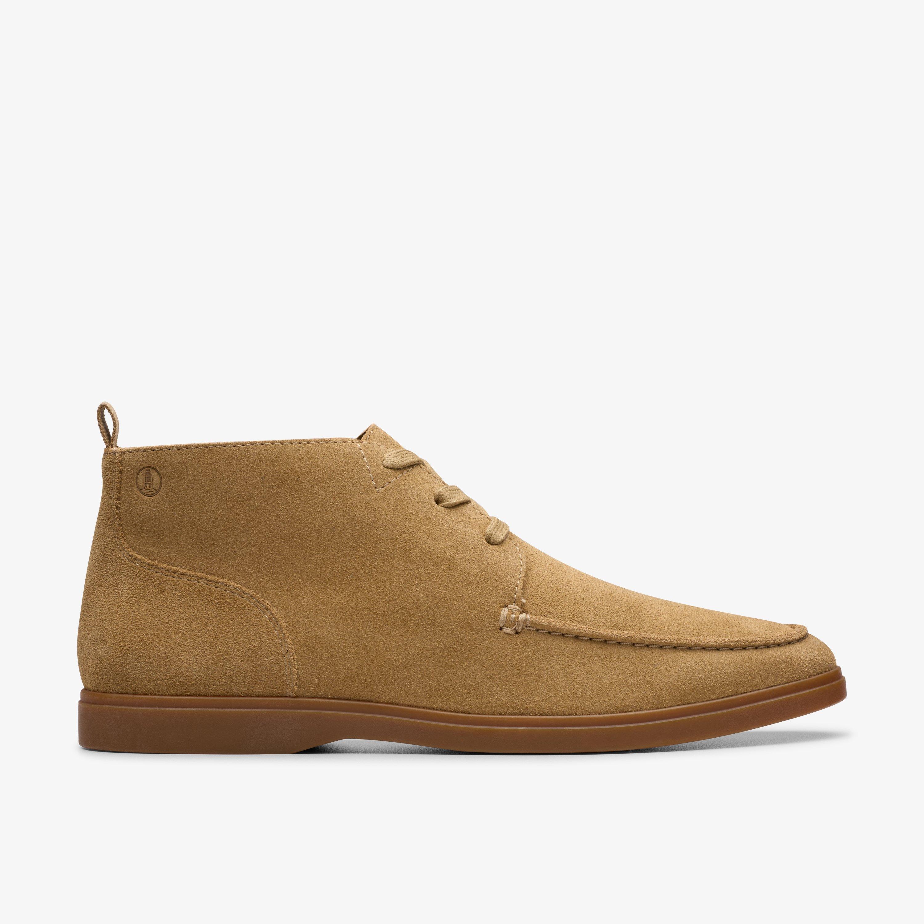 Bottines Torford Mid en daim sable foncé pour homme | Clarks