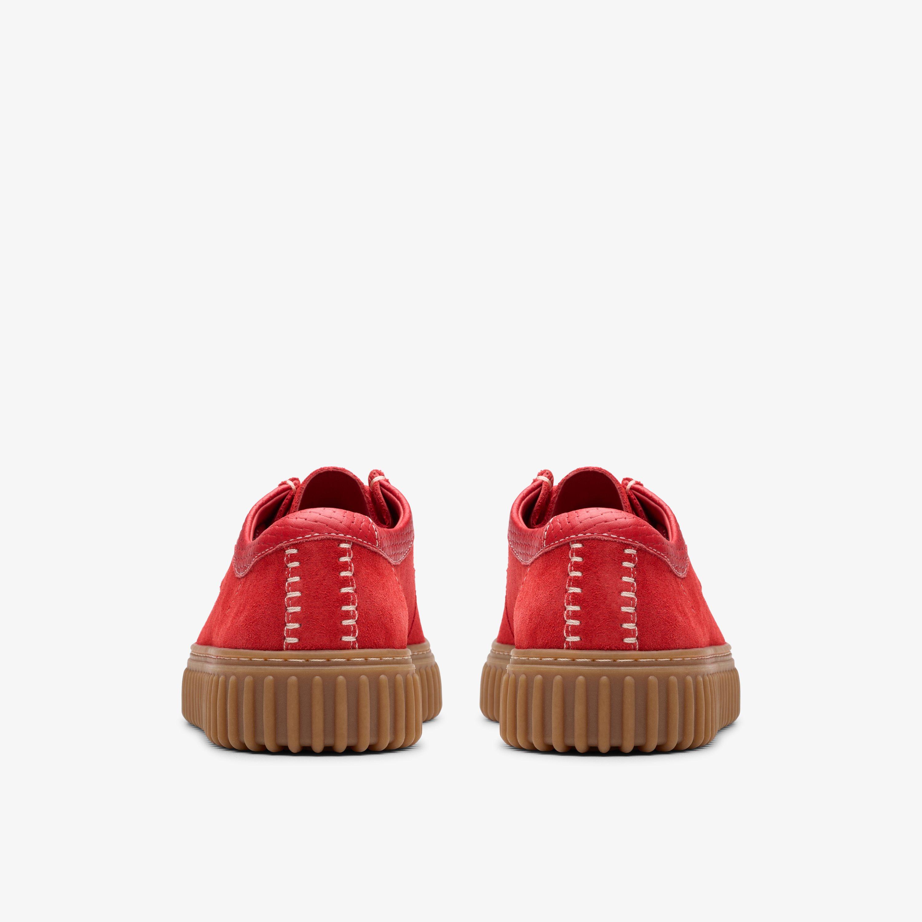 Mens Torhill Lo Red Suede None | Clarks