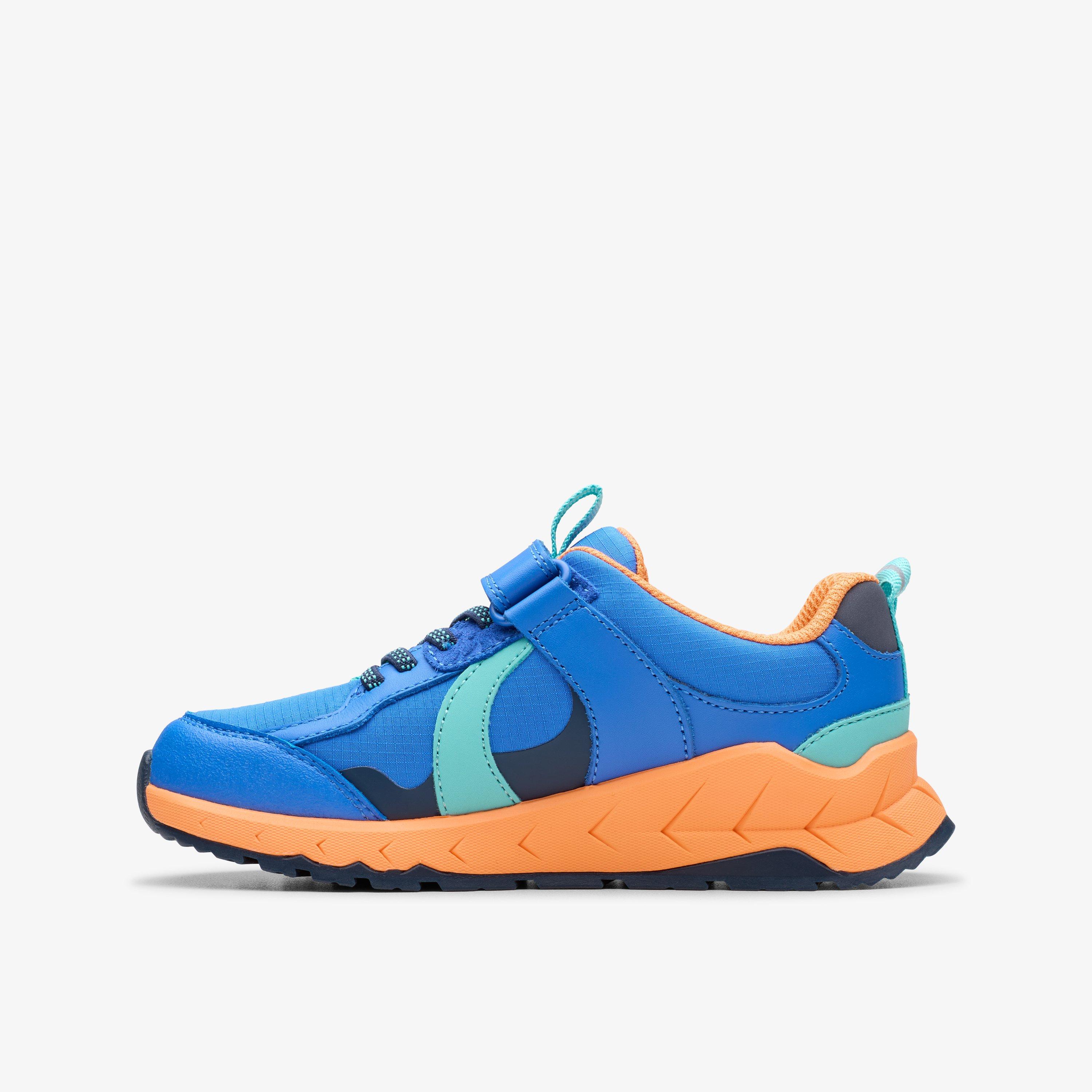 Boys Selva Hero K Bright Blue Trainers | Clarks