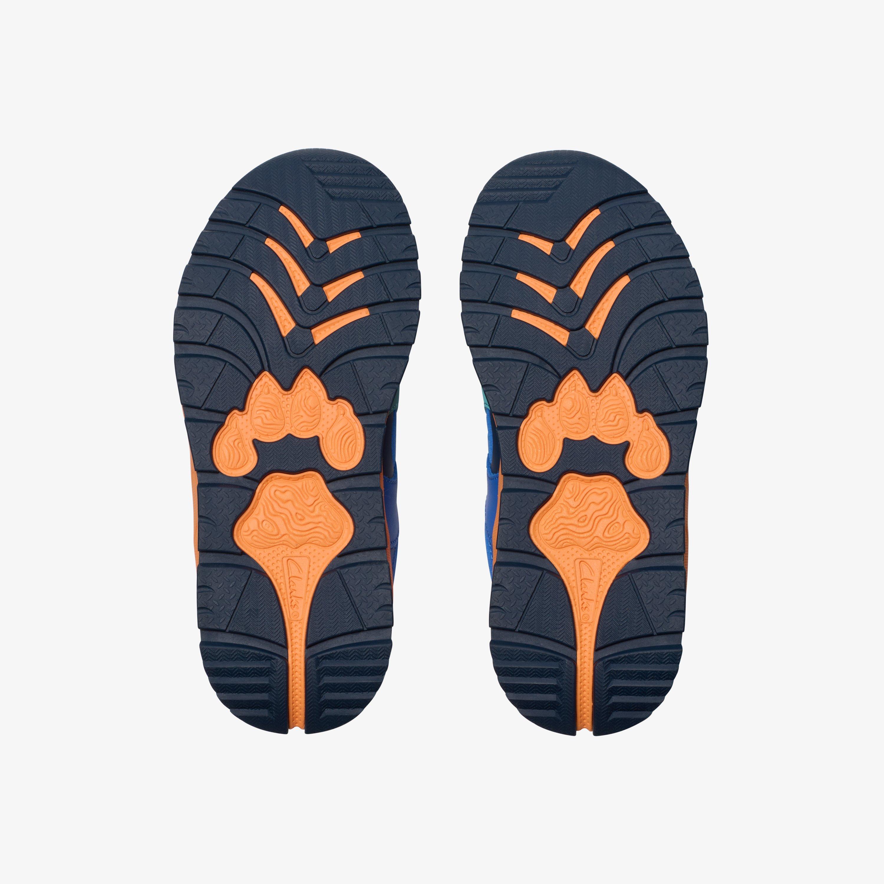 Boys Selva Hero K Bright Blue Trainers | Clarks