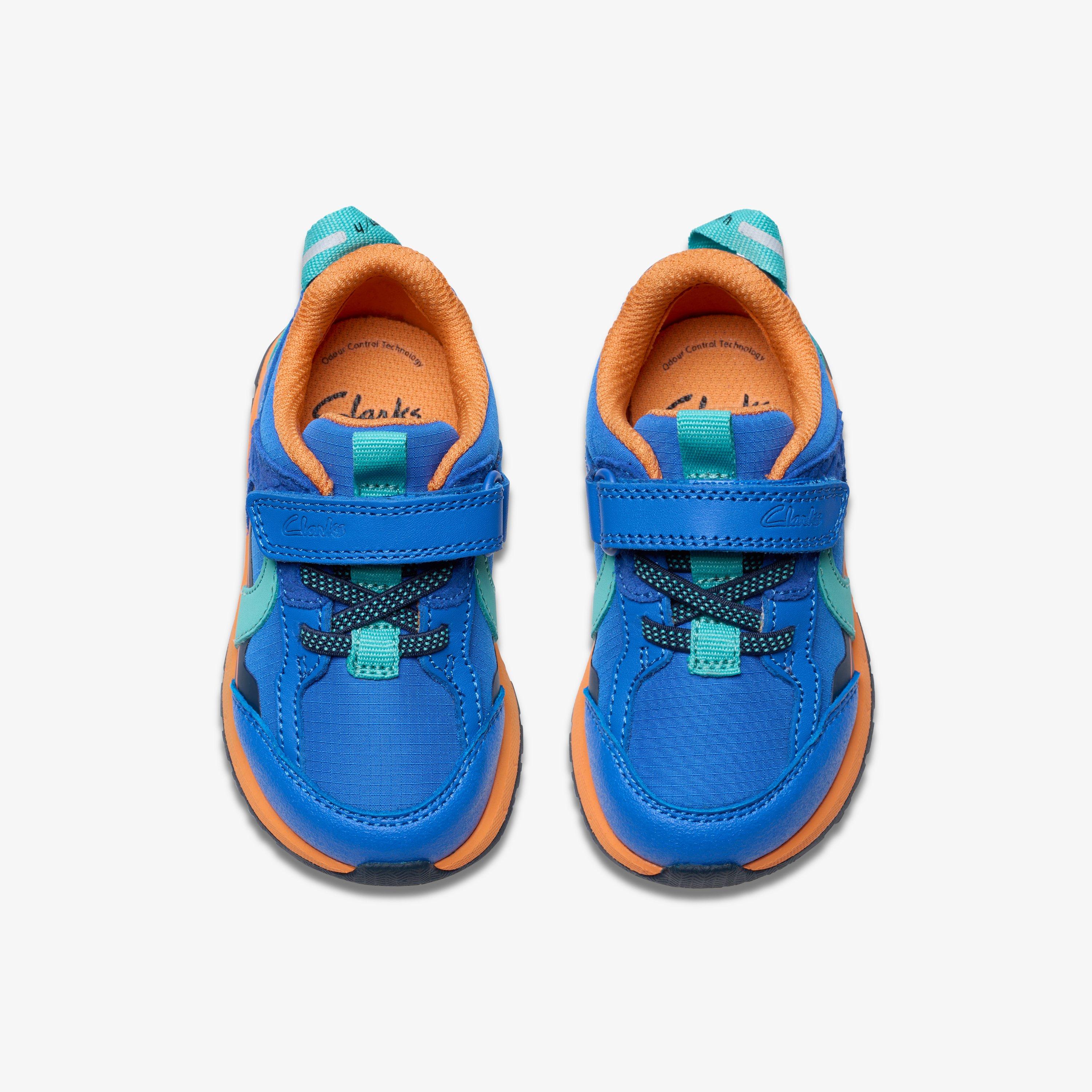Boys Selva Hero Toddler Bright Blue Trainers Riptape | Clarks Outlet