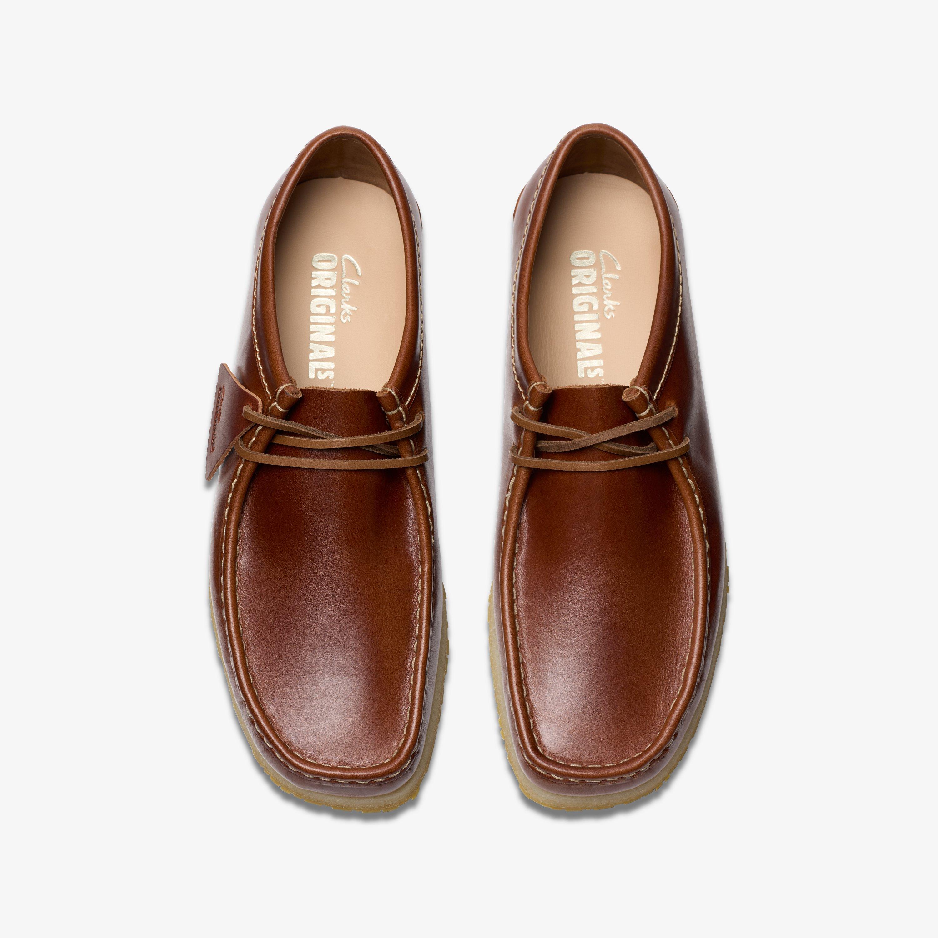 Mens Godney Lace Brown Leather None | Clarks