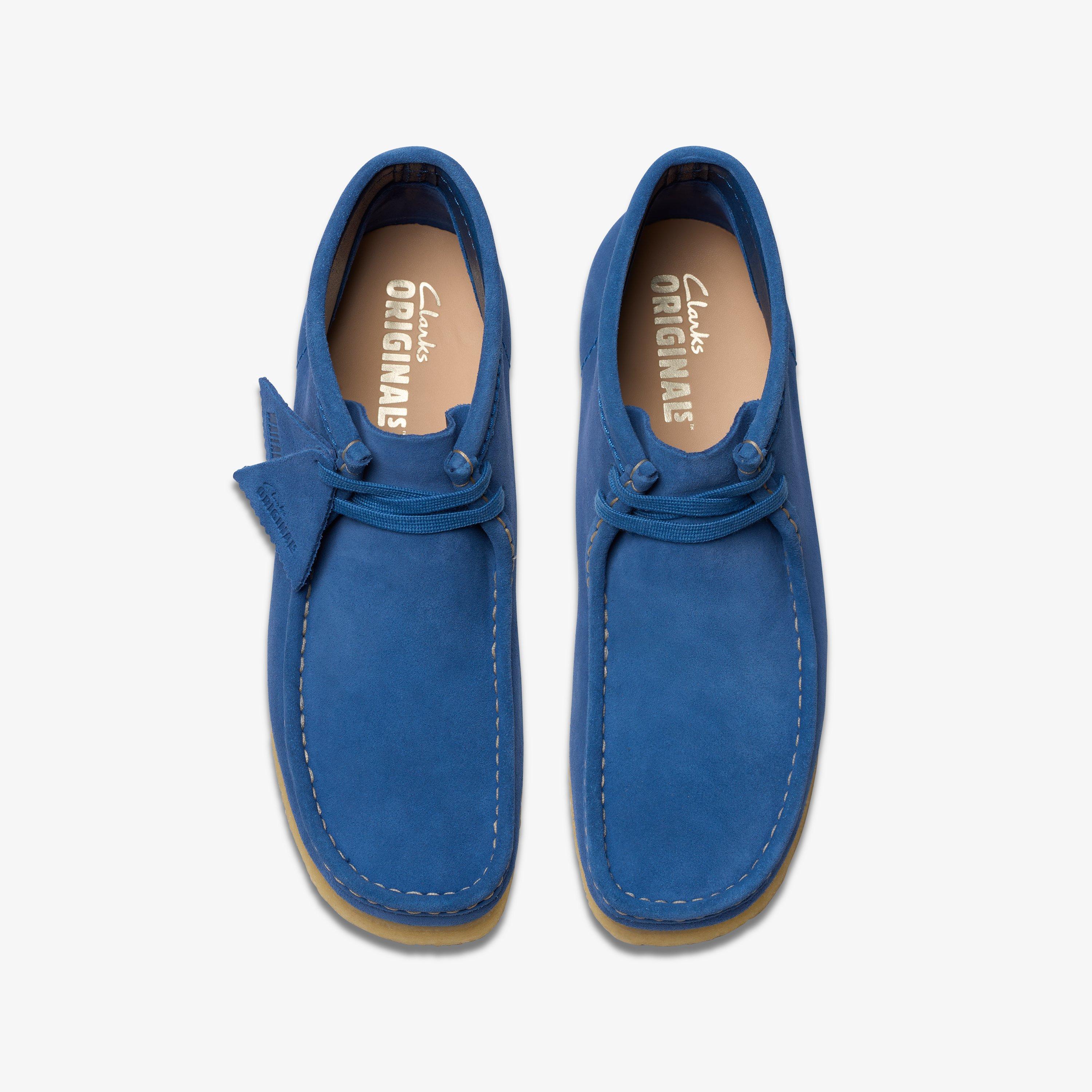 Bottes Wallabee pour hommes en daim bleu Wallabee | Clarks