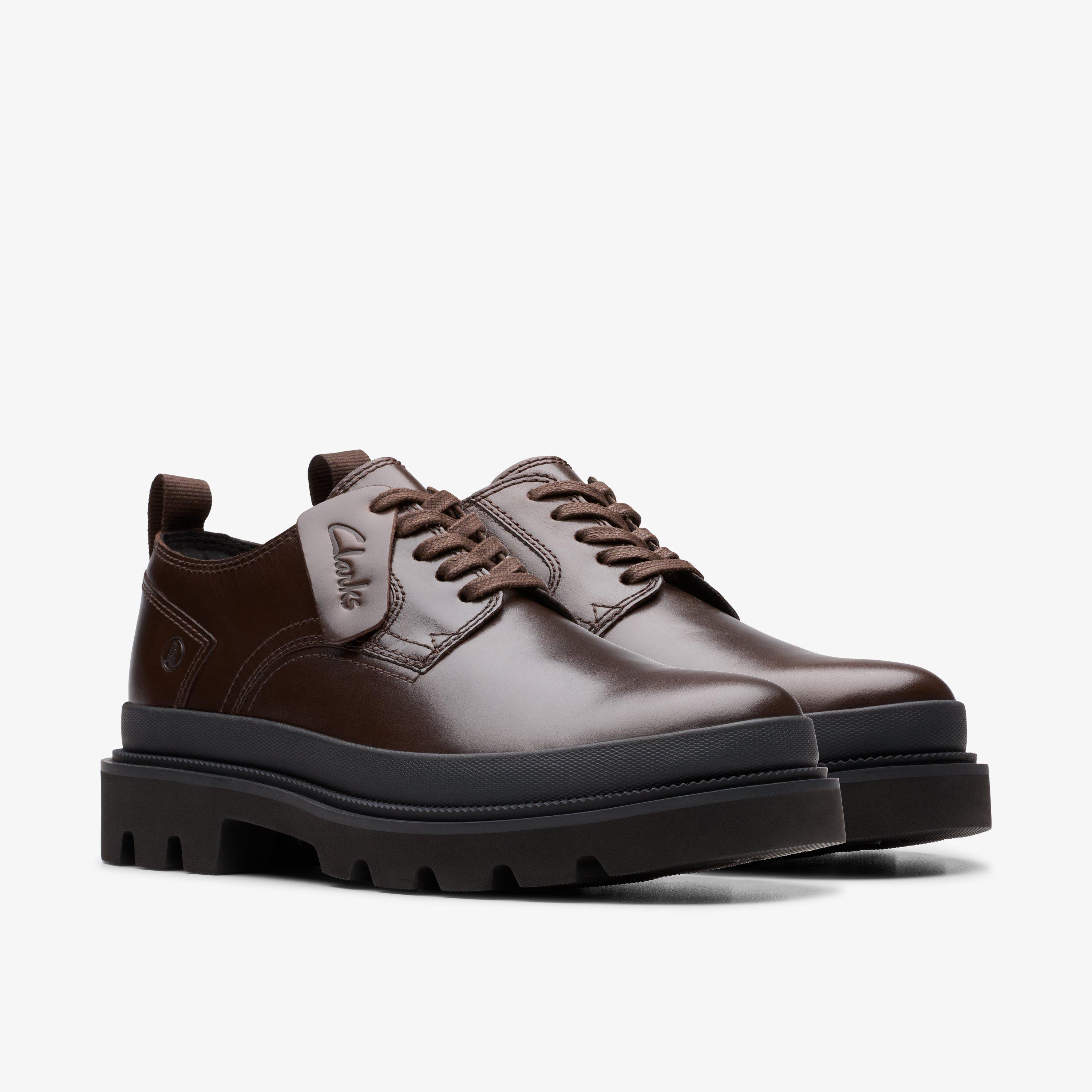 HOMME Badell Lace en cuir marron Chaussures | Clarks