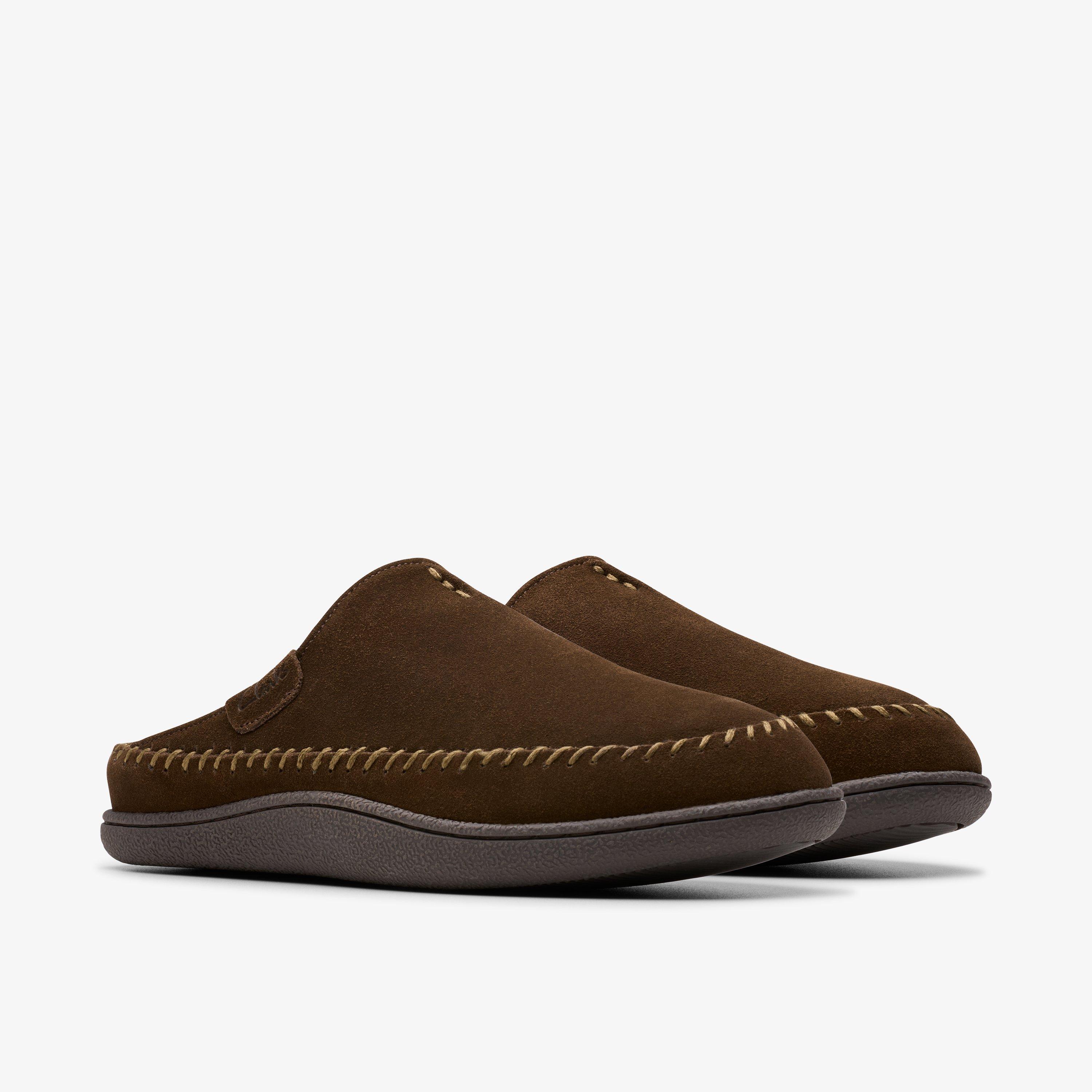 Men's Frien Wall Brown Slippers | Clarks