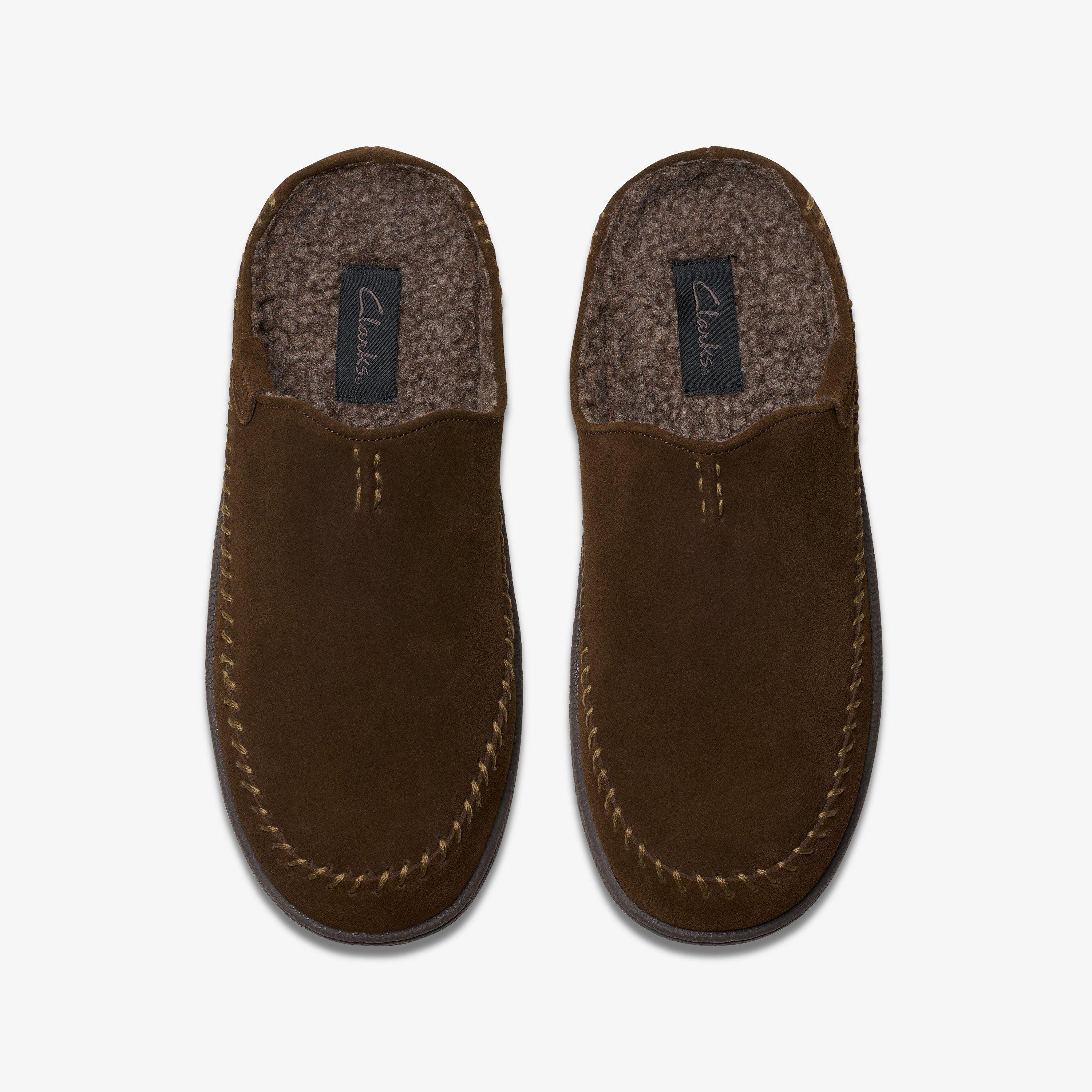 Men's Frien Wall Brown Slippers | Clarks
