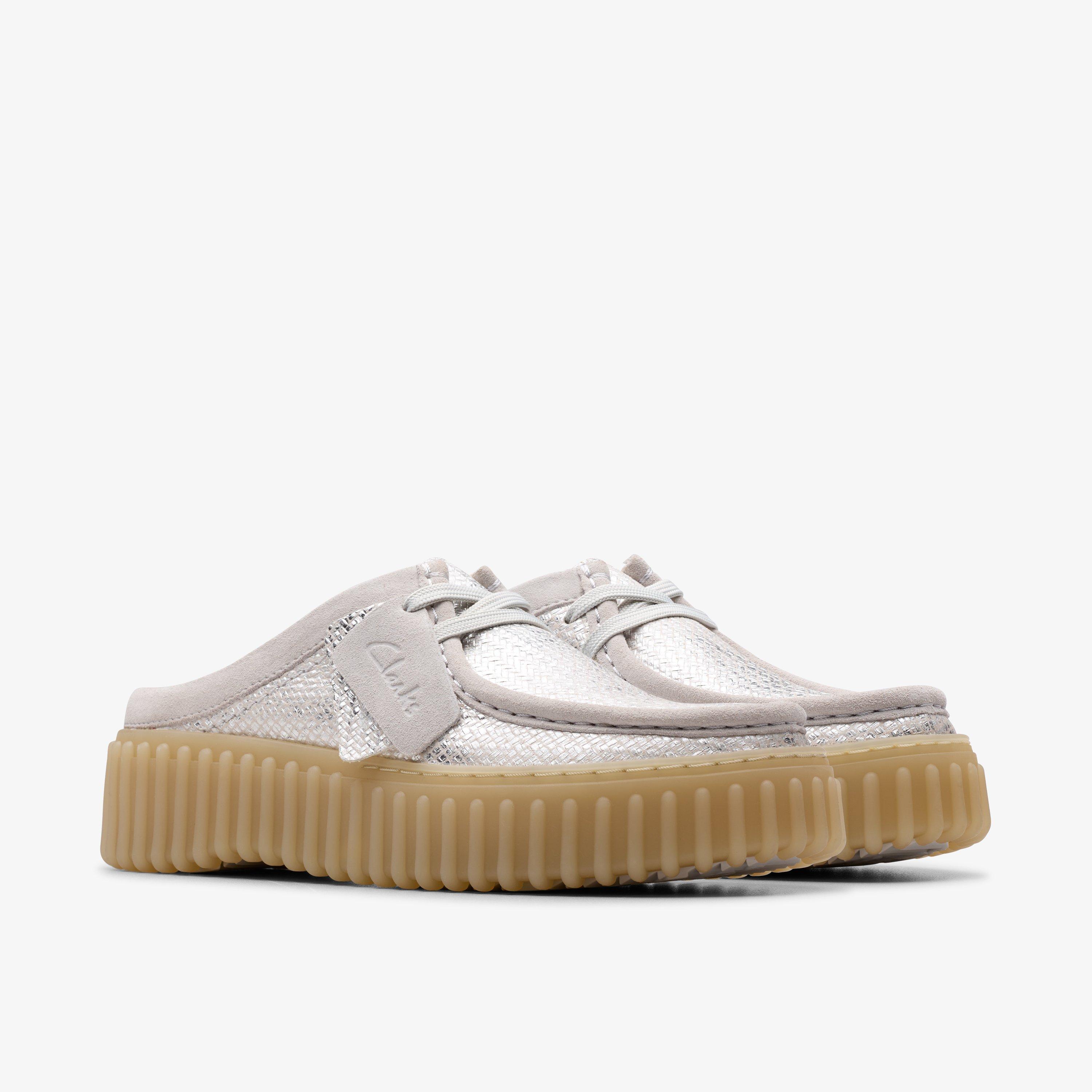 Womens Torhill Mule Silver Metallic Mules | Clarks