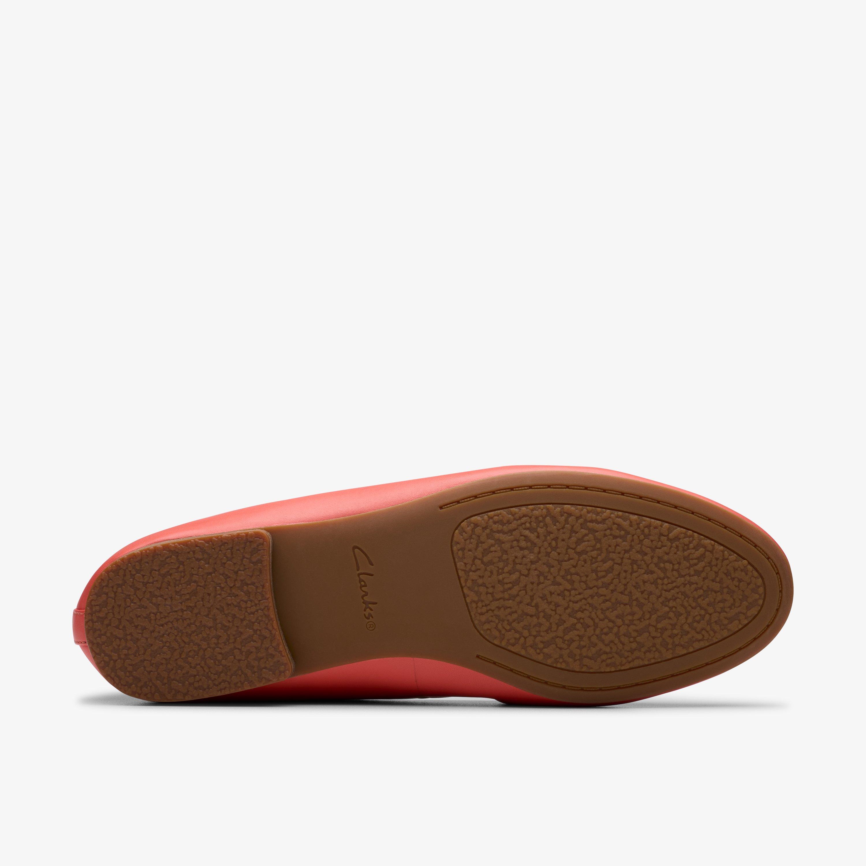 FEMME Fawna Soft en cuir corail Chaussures | Clarks